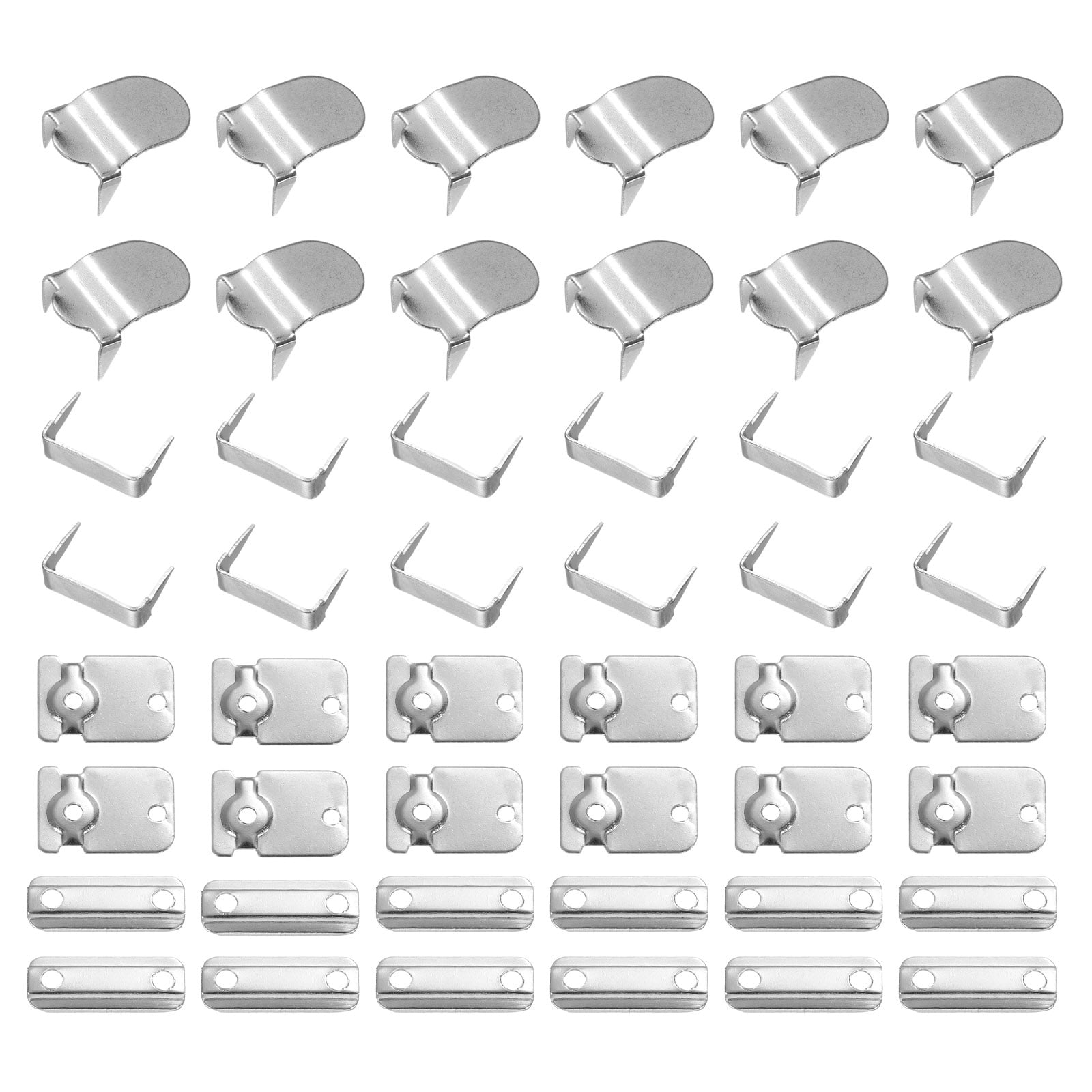 Uxcell 12set Hooks and Eyes Closure Set 12mm Metal Hook and Eye Sewing ...