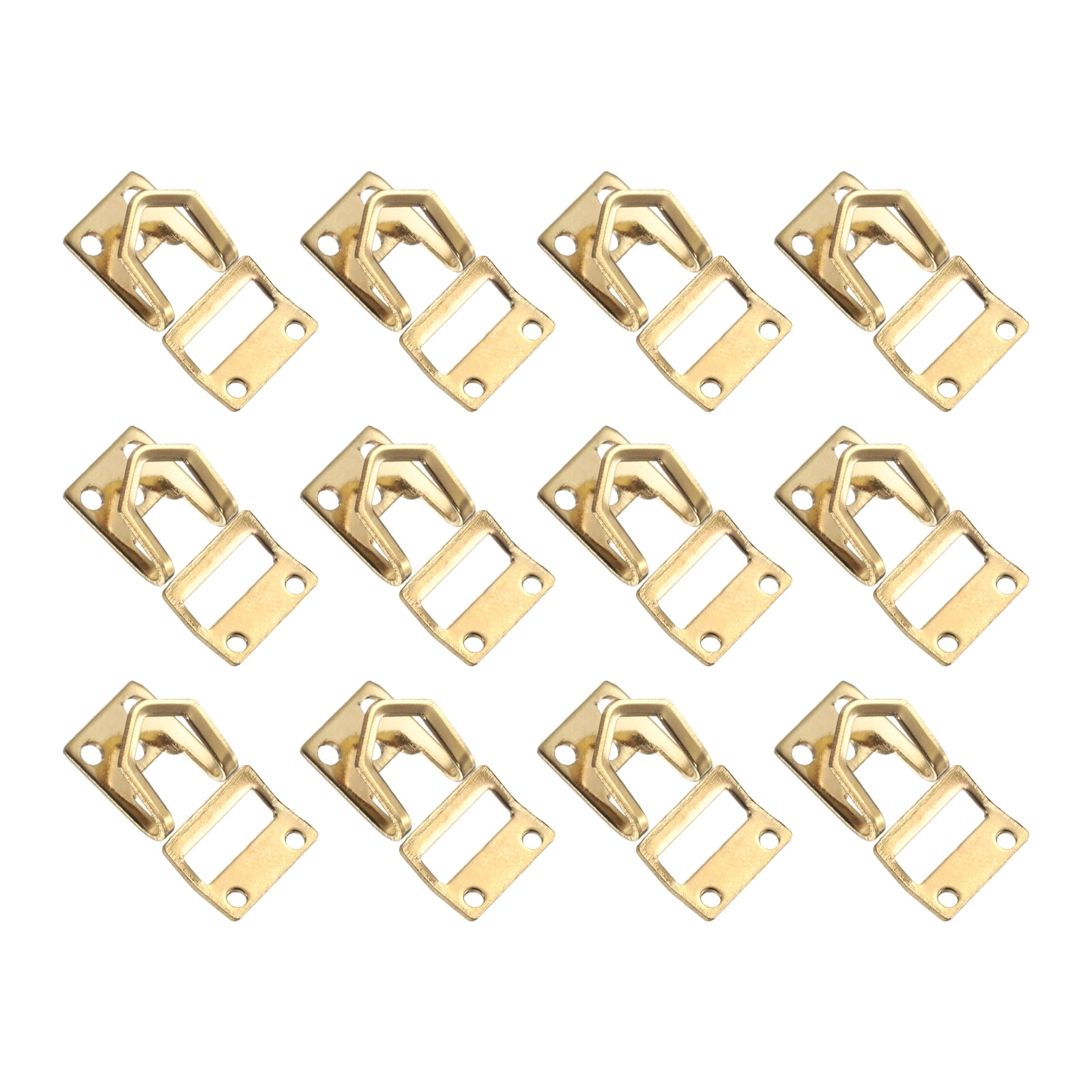 Uxcell 12set Hooks and Eyes Closure Set 8mm Metal Hook and Eye Sewing ...