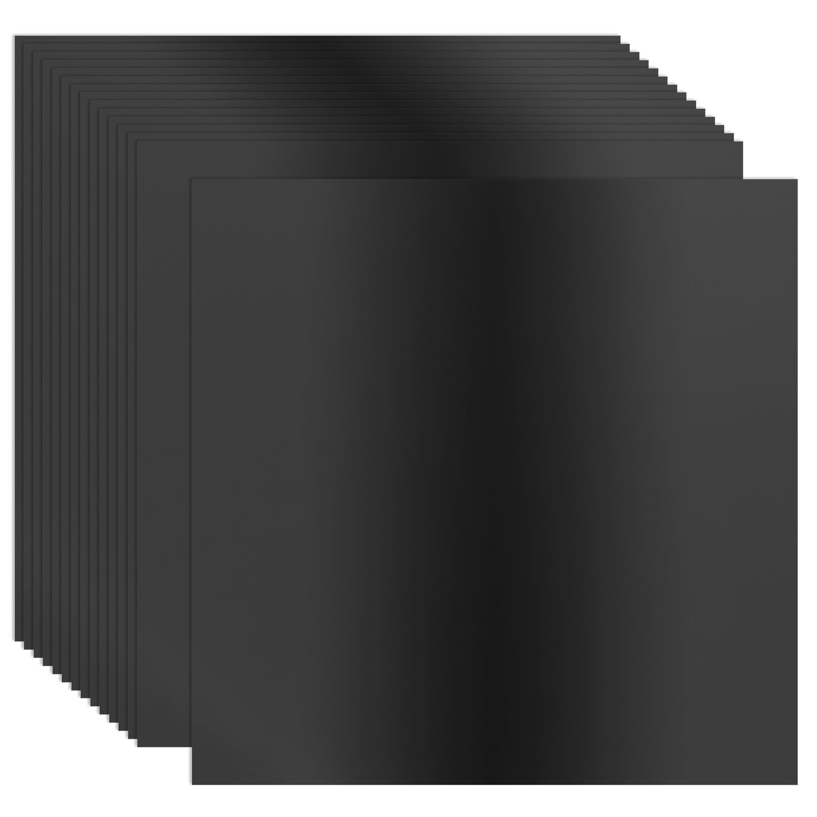 Uxcell 12x12 Inch Metallic Cardstock Paper, 15 Pcs 250GSM Foil Mirror ...