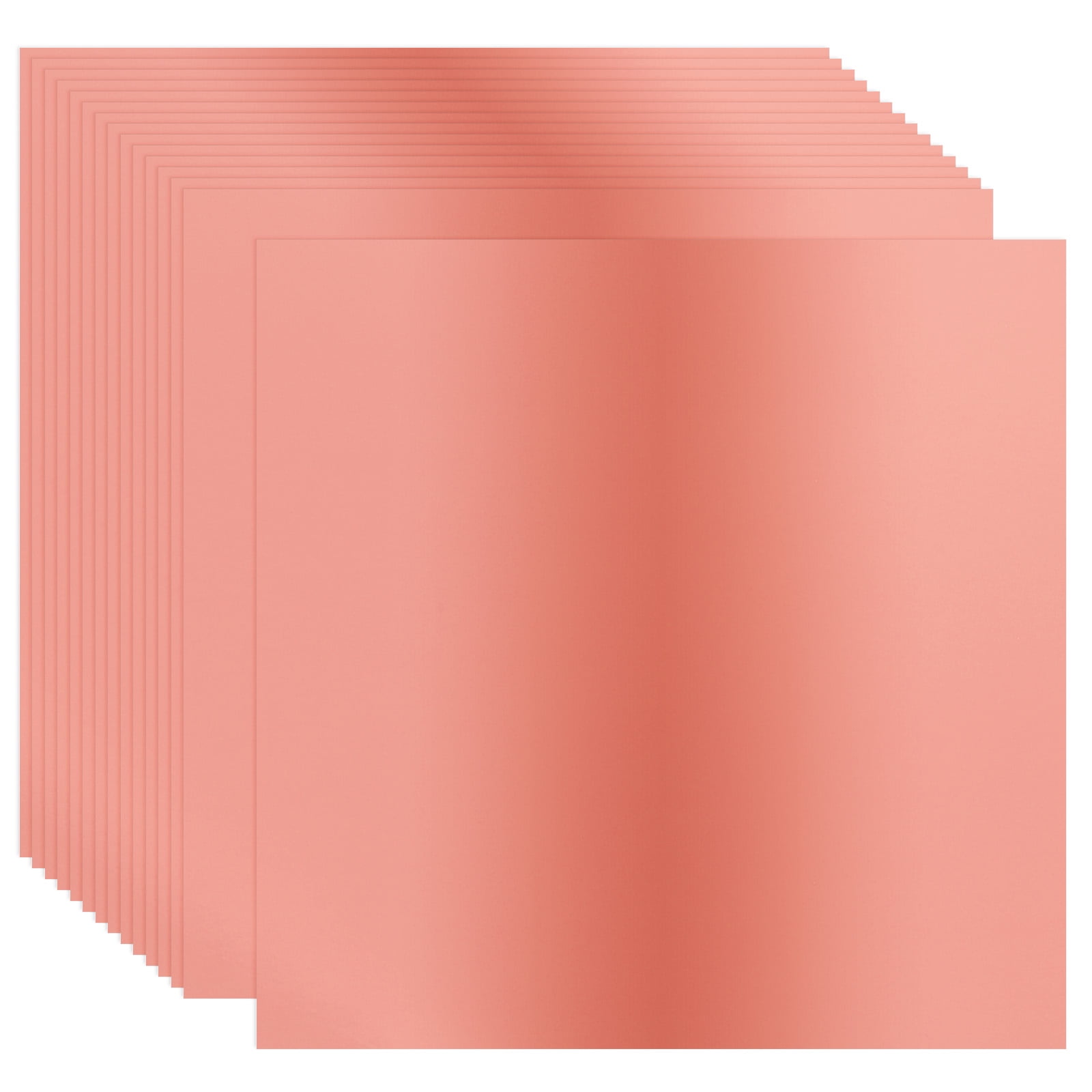 Uxcell 12x12 Inch Metallic Cardstock Paper, 15 Pcs 250GSM Foil Mirror ...
