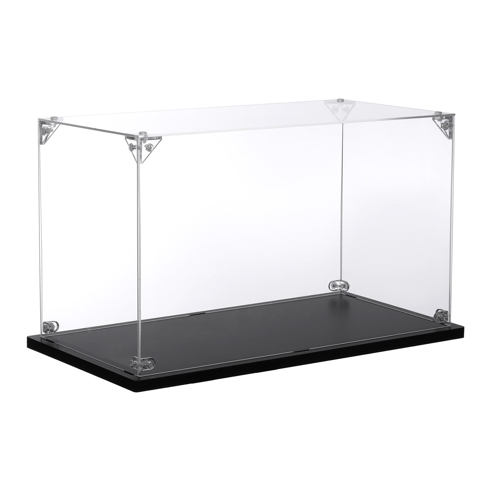 Uxcell 12x6x6 Inches Acrylic Display Case Assemble Cube Dustproof ...