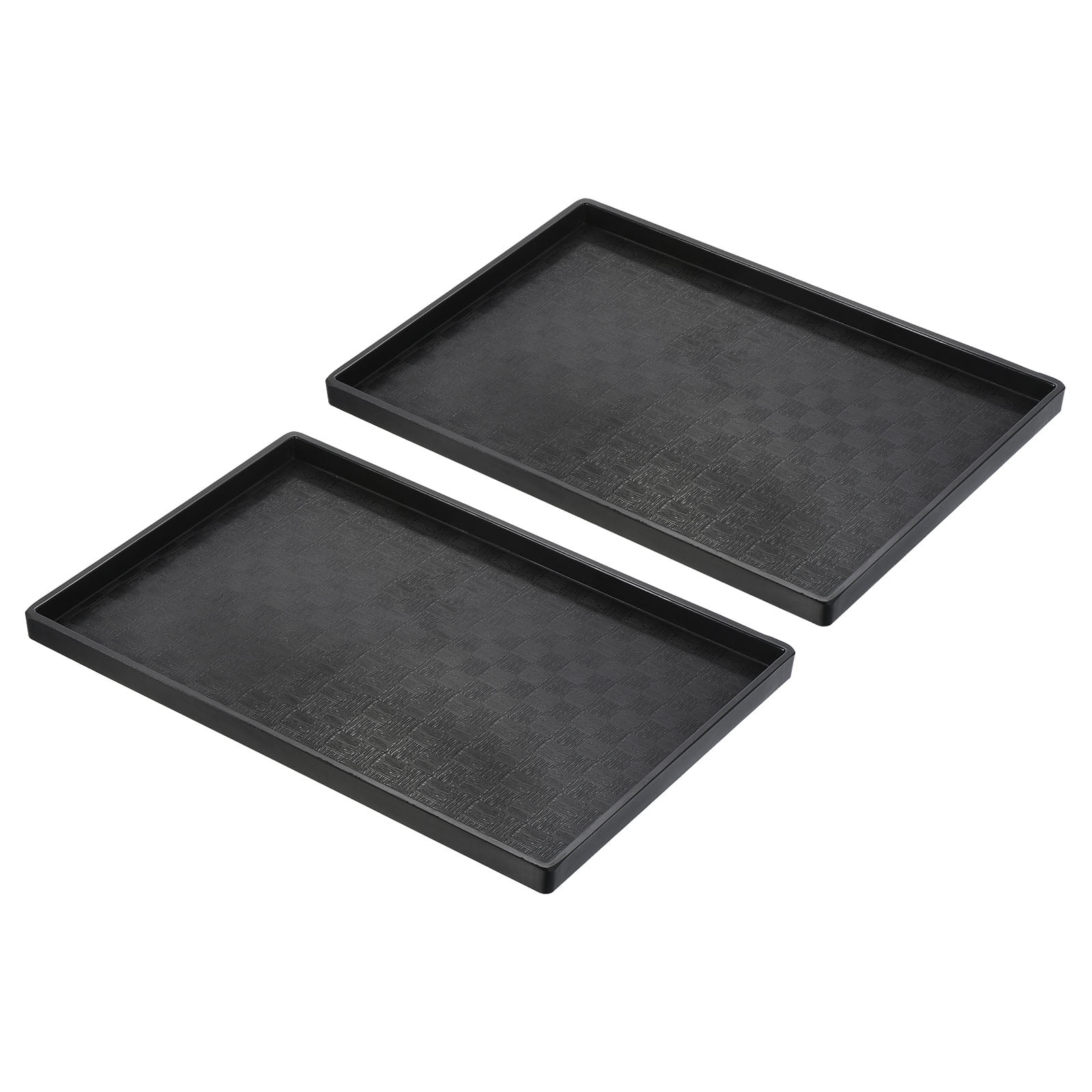 Uxcell 12x8" Fast Food Tray, 2 Pack Plastic Reusable Multi-Purpose ...