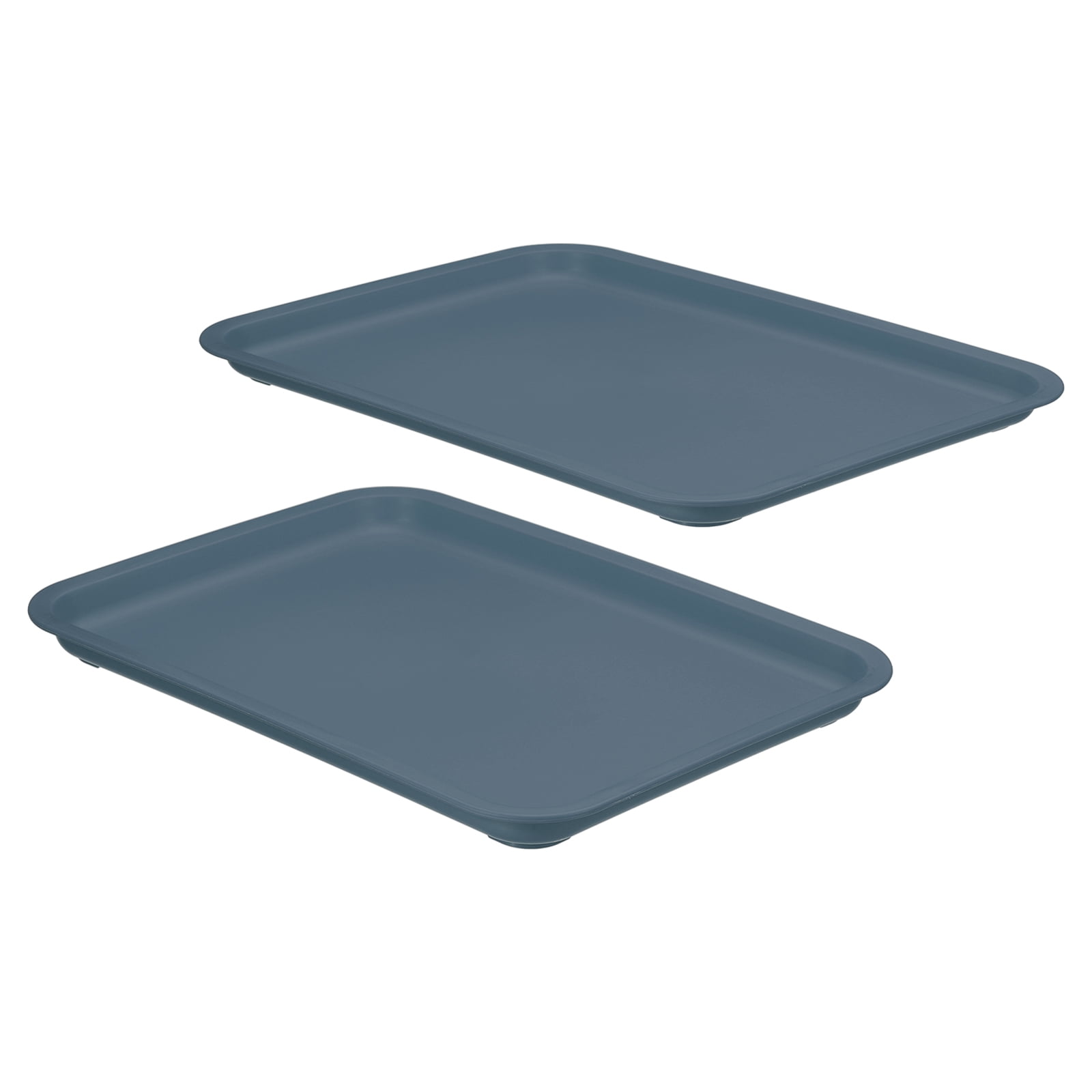 Uxcell 12x9" Fast Food Tray, 2 Pack Plastic Reusable Multi-Purpose ...