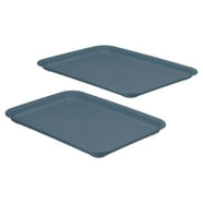 Uxcell 8x6" Fast Food Tray, Plastic Multi-Purpose Rectangle Serving ...