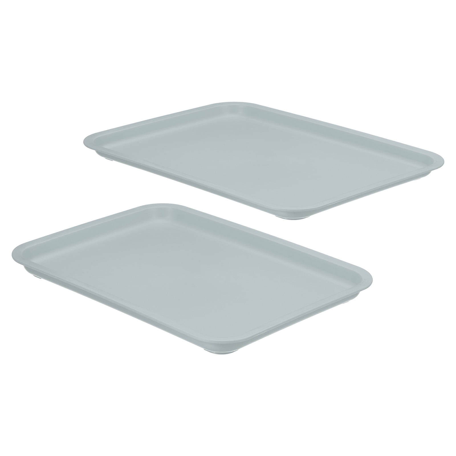 Uxcell 12x9" Fast Food Tray, 2 Pack Plastic Reusable Multi-Purpose ...