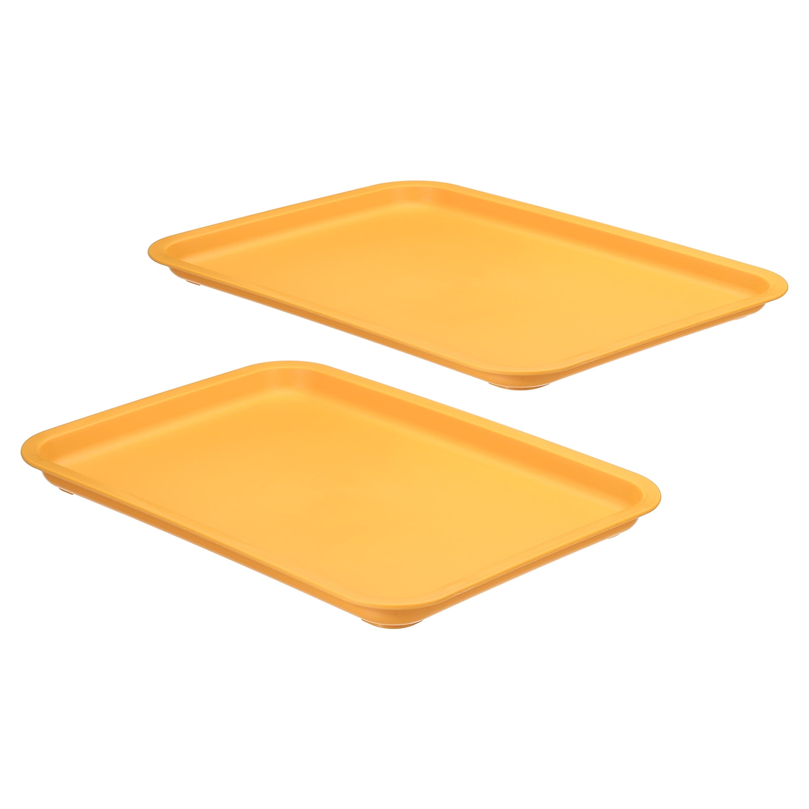Uxcell 12x9" Fast Food Tray, 2 Pack Plastic Reusable Multi-Purpose ...