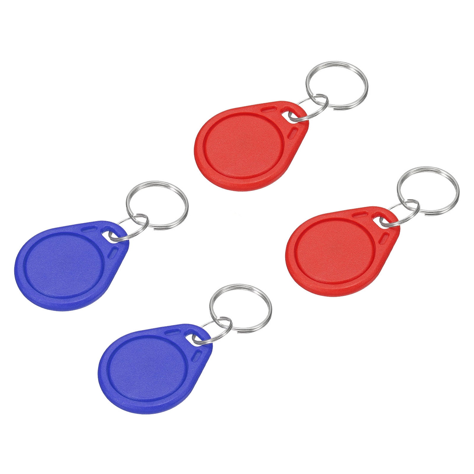 Uxcell 13.56MHz Rewritable RFID Proximity UID IC Key Fobs Smart Tag Red/Blue 4 Pack - Walmart.com