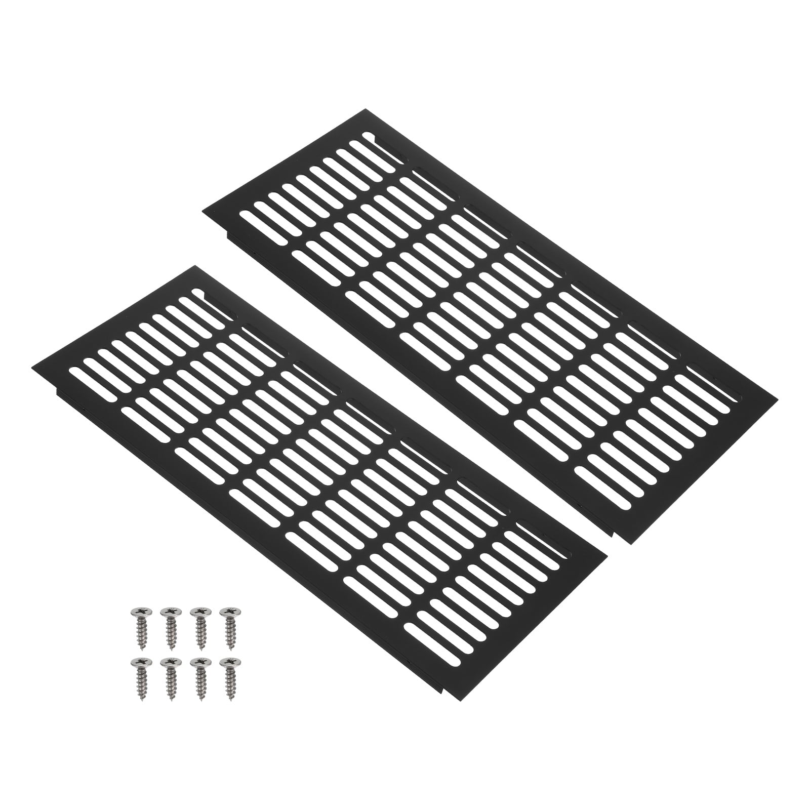 Uxcell 13.8 x 5.9 Inch Door Air Vent Cover, 2 Set Heavy Duty Aluminum ...