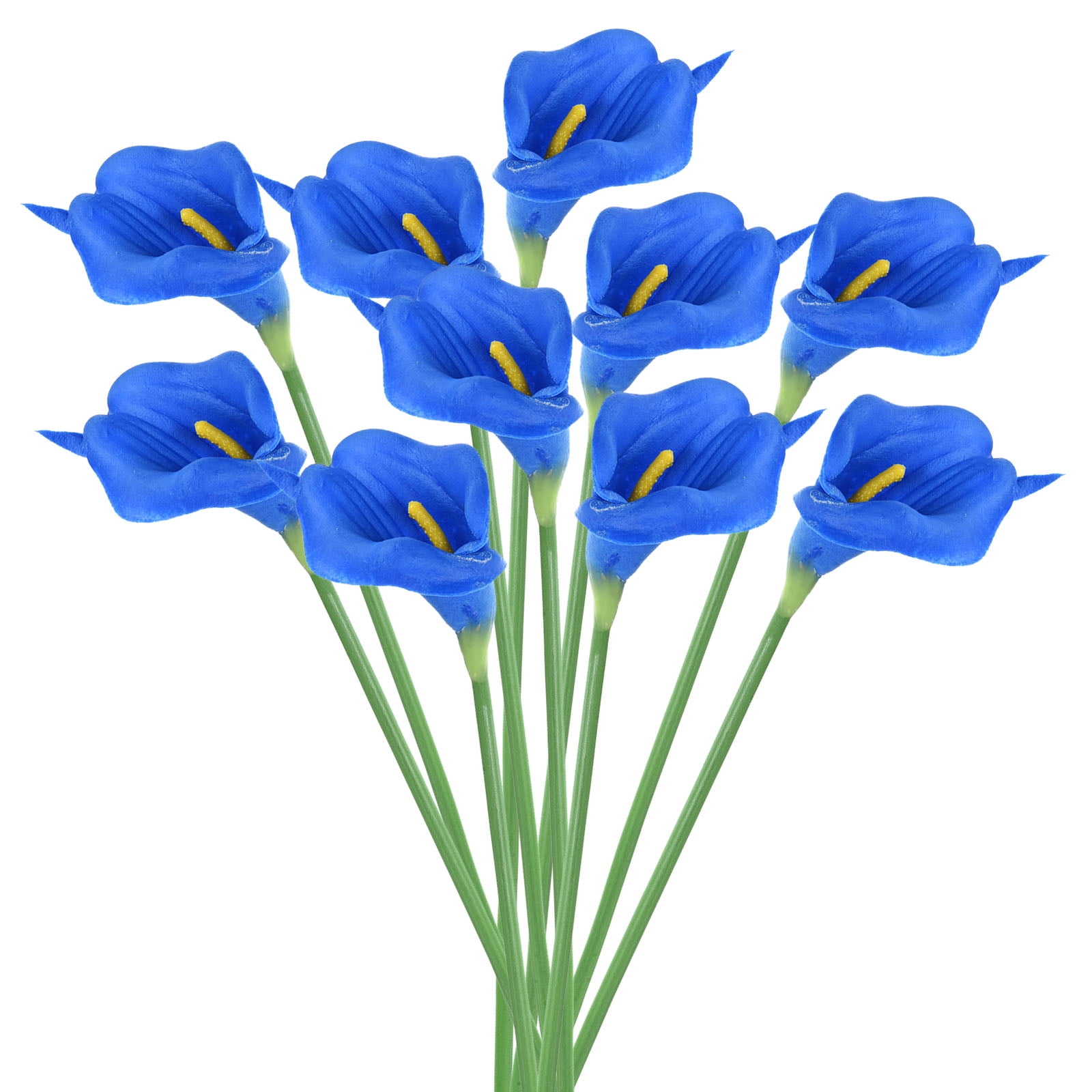 Uxcell 13" Artificial Calla Lily Flowers Floral Arrangements Bouquet ...