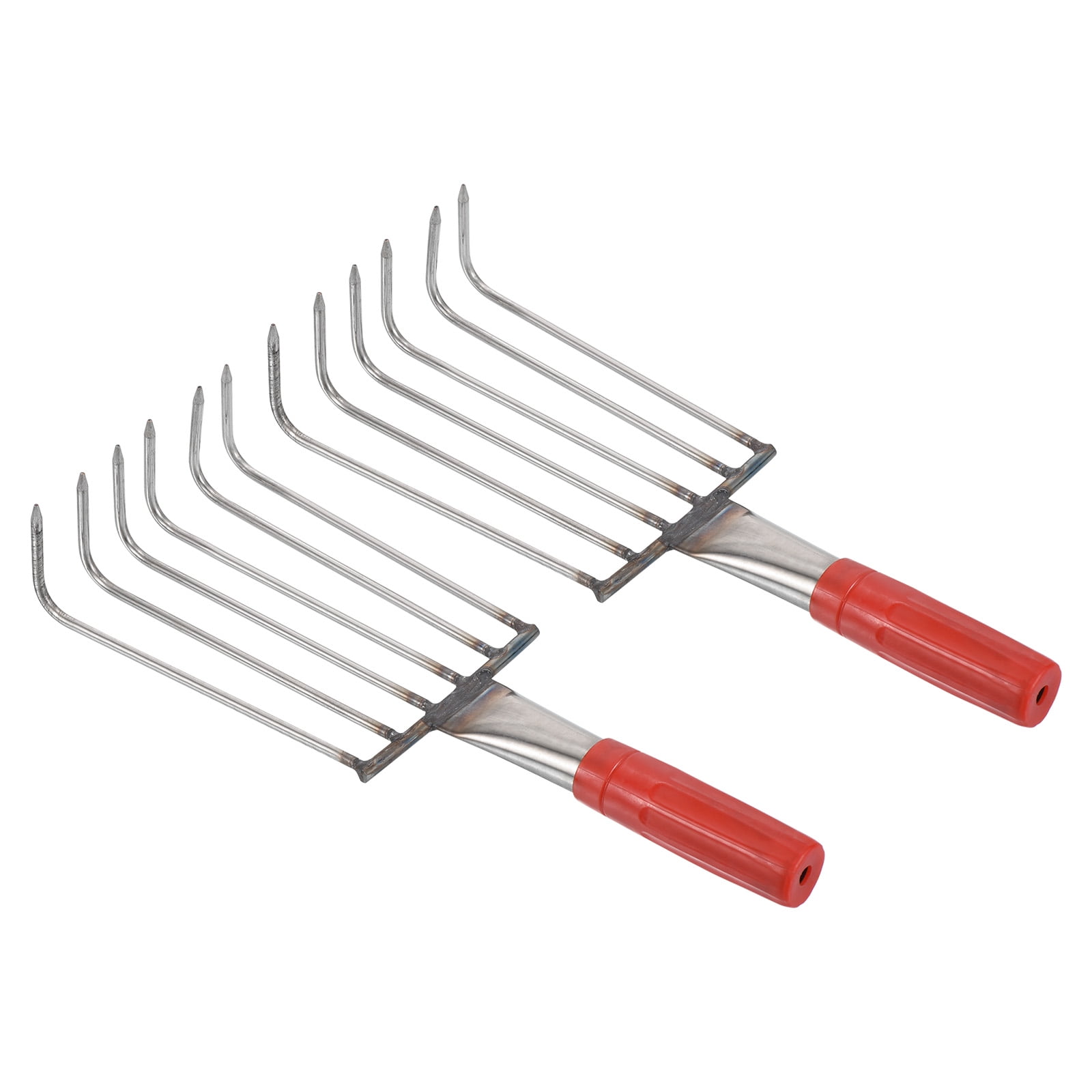 Uxcell 13 Inch 6 Tooth Hand Rake Garden Tool Garden Hand Cultivator ...