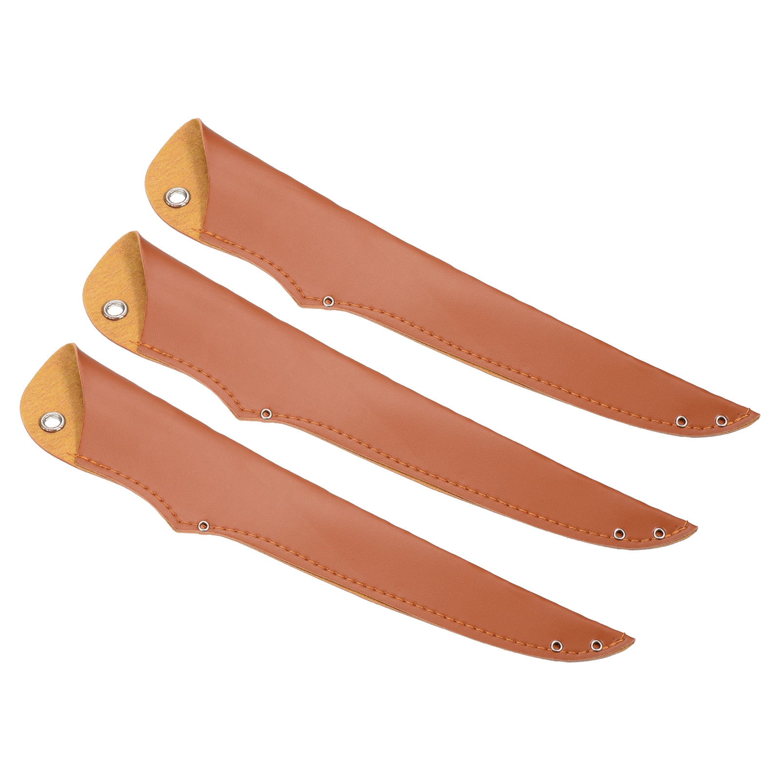 Uxcell 13" PU Leather Utility Knife Sheath Cover Sleeves Knives Edge ...