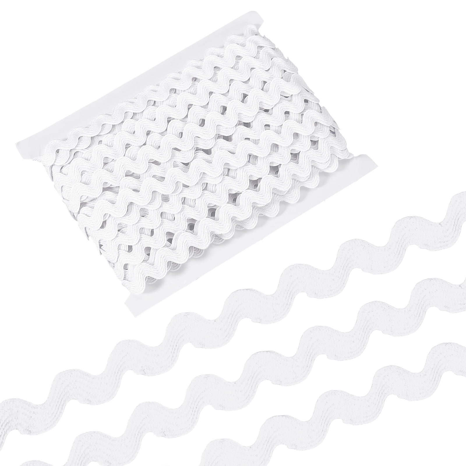 Uxcell 13 Yard Rick Rack Trim Ribbon, 5mm Wave Sewing Bending Fringe ...