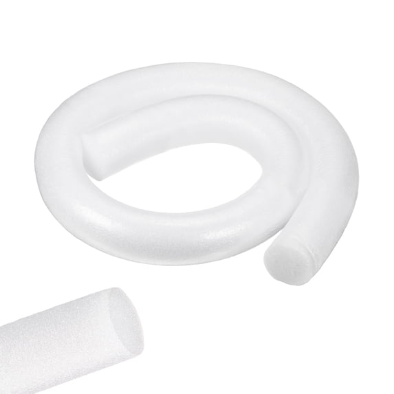 Uxcell 13 ft Foam Cylinders, 1-9/16 Inch Diameter Pearl Cotton Tube Rod ...