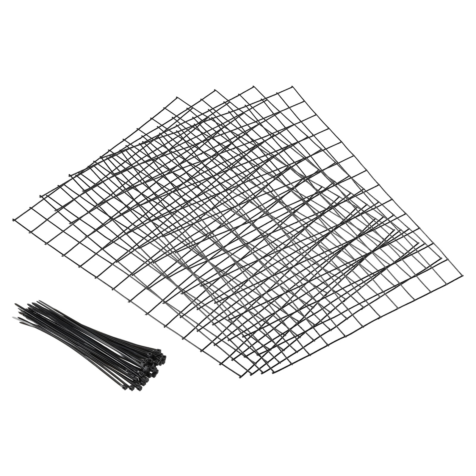 Uxcell 13"x15.7" Small Wire Plant Protectors Garden Square Wire Plant ...
