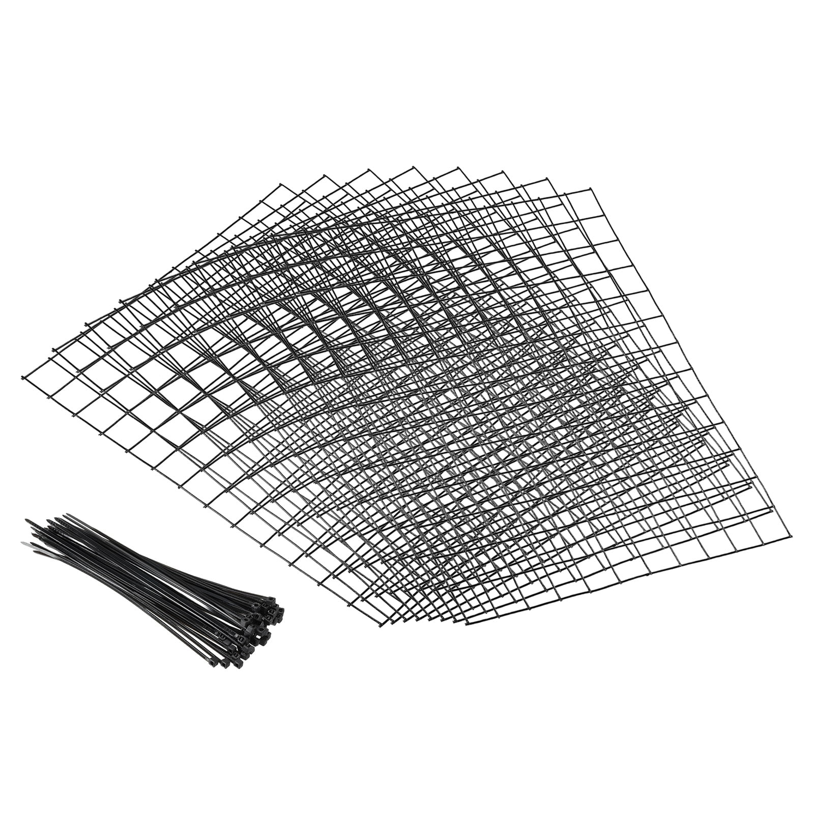 Uxcell 13"x15.7" Small Wire Plant Protectors Garden Square Wire Plant ...