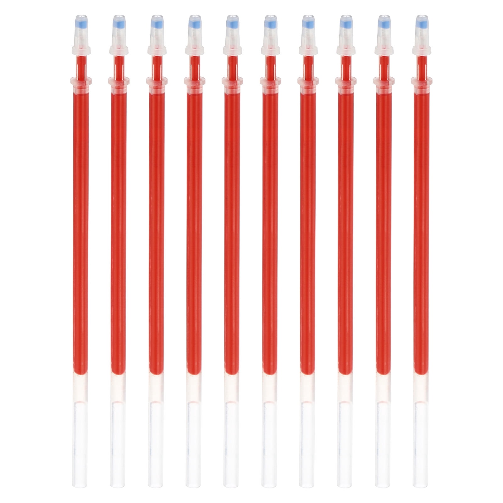 Uxcell 130mm Ballpoint Pen Refills 0.5mm Needle Tip Red Gel Ink Pen ...