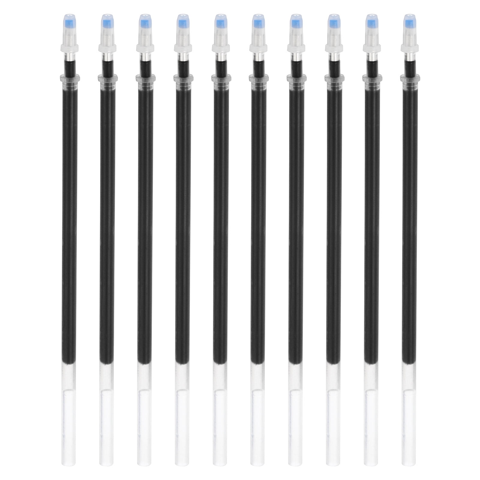 Uxcell 130mm Ballpoint Pen Refills 0.5mm Tip Black Gel Ink Pen Refill ...