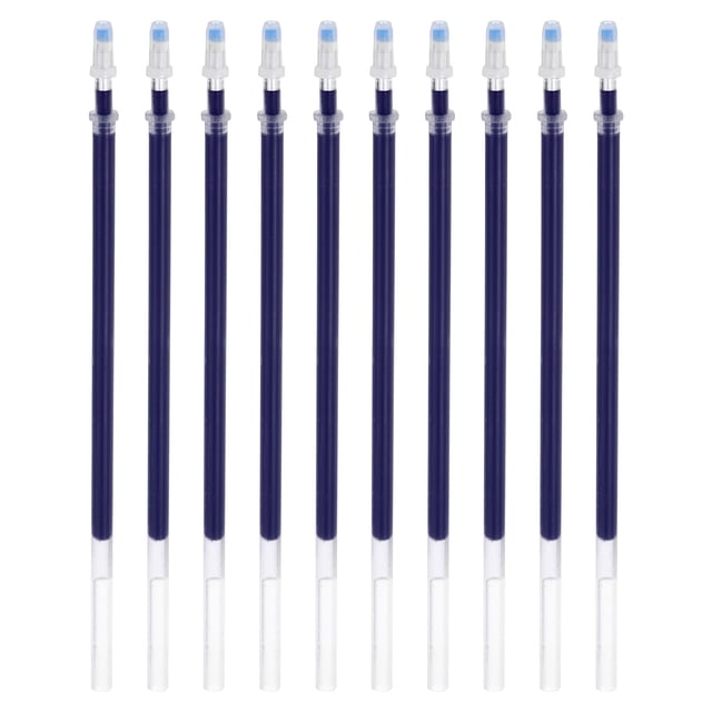 Uxcell 130mm Ballpoint Pen Refills 0.5mm Tip Black Gel Ink Pen Refill ...