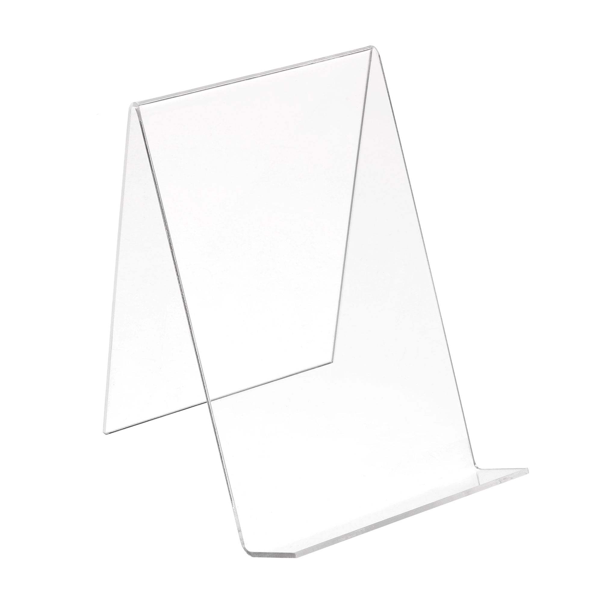 Uxcell 130mm Height Book Stand, Acrylic Desktop Book Display, Clear 5 ...