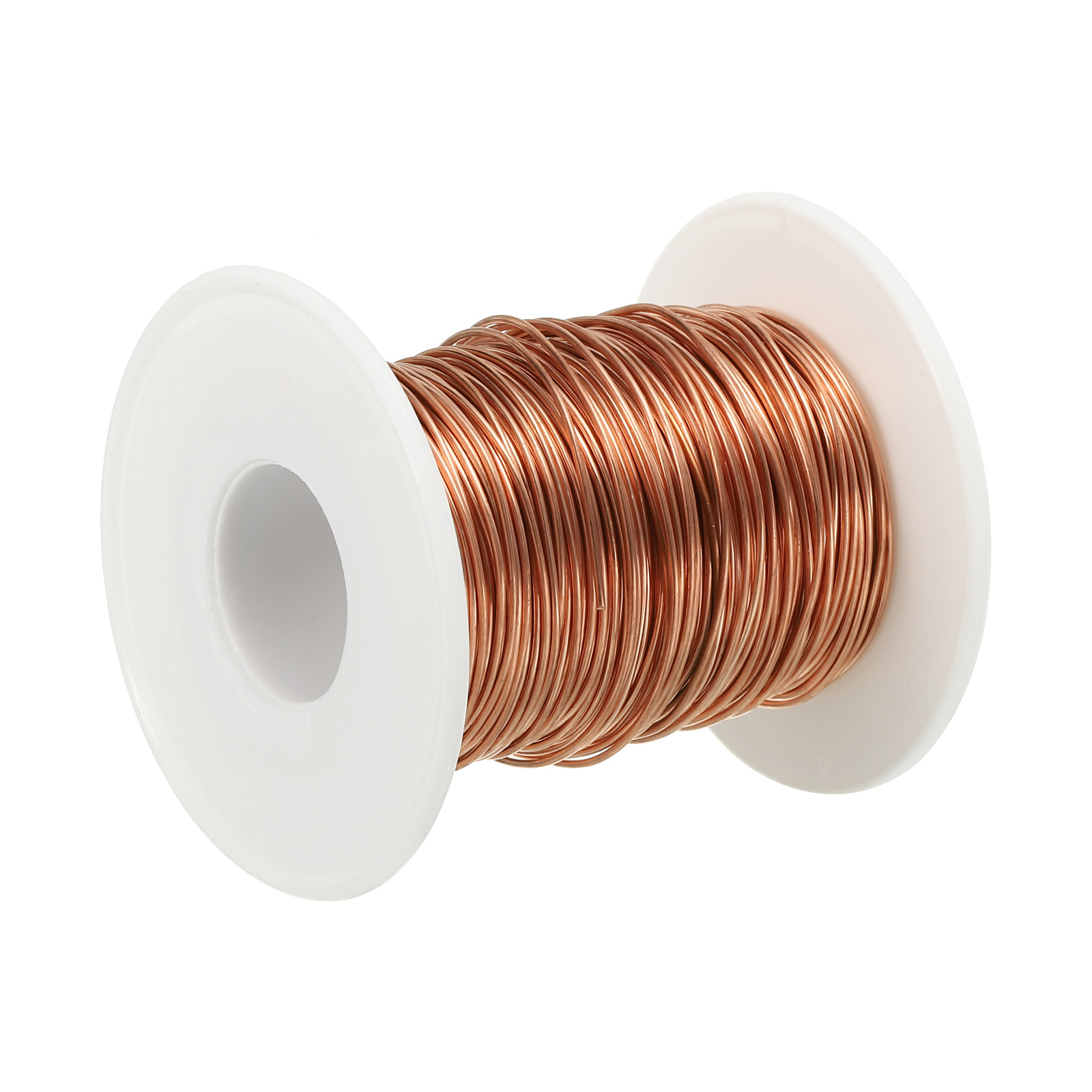 Uxcell 131 Feet Solid Bare Copper Wire 21 Gauge 99.9% Pure Copper Wire ...