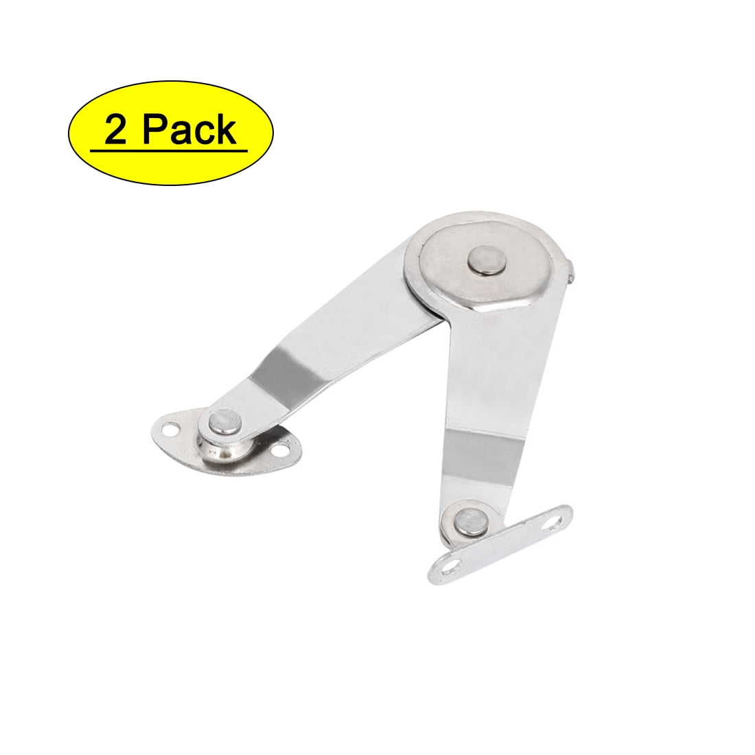 Uxcell 135mmx33mmx1mm Metal Lid Lift Up Support Hinges Stay Holder 2pcs ...