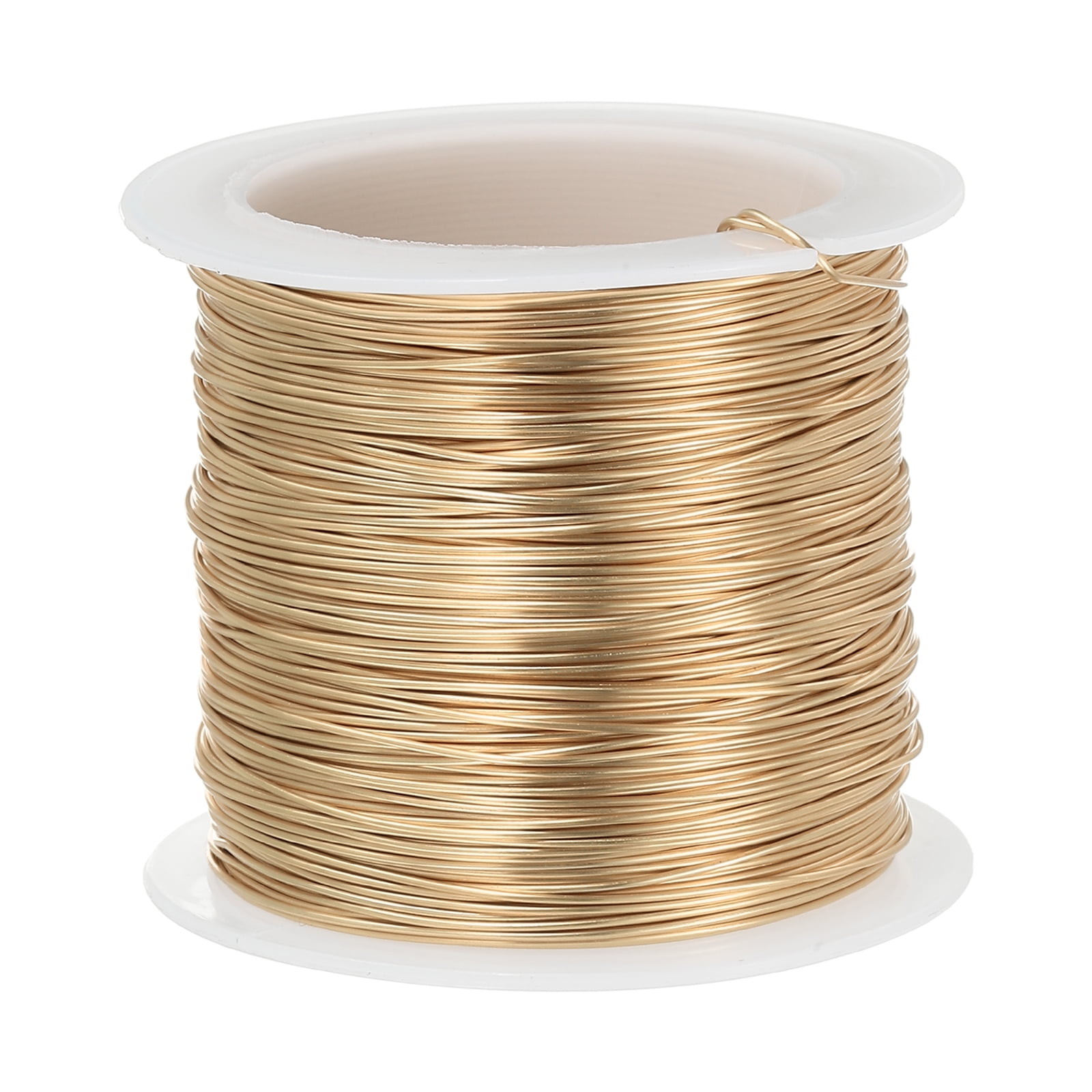 Uxcell 138 Feet 0.6mm 22 Gauge Solid Bare Copper Wire Pure Copper Wire ...