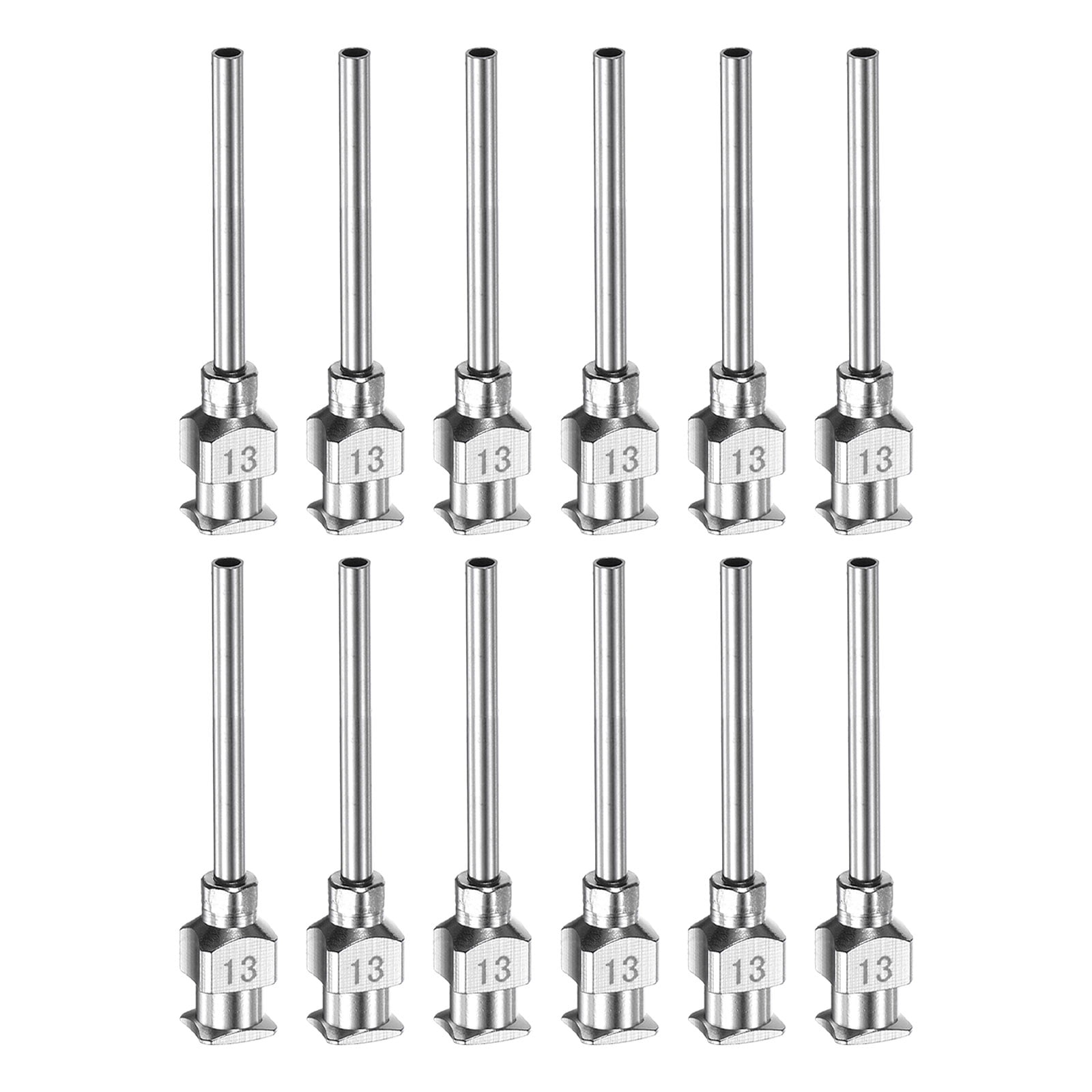 Uxcell 13G Stainless Steel Dispensing Needles, 1" Glue Needle Tube ...