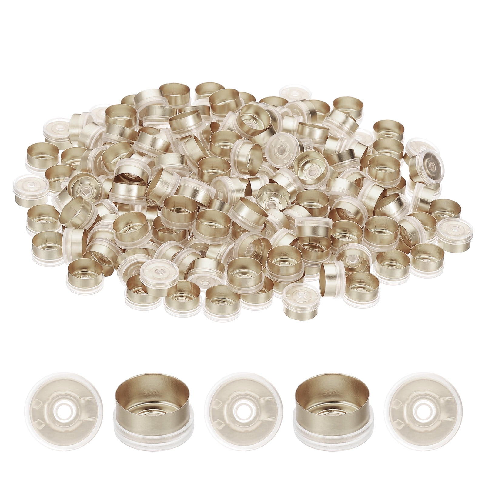 Uxcell 13mm Flip Off Caps, 300 Pcs Seals Flip Off Vial Seals Plastic ...