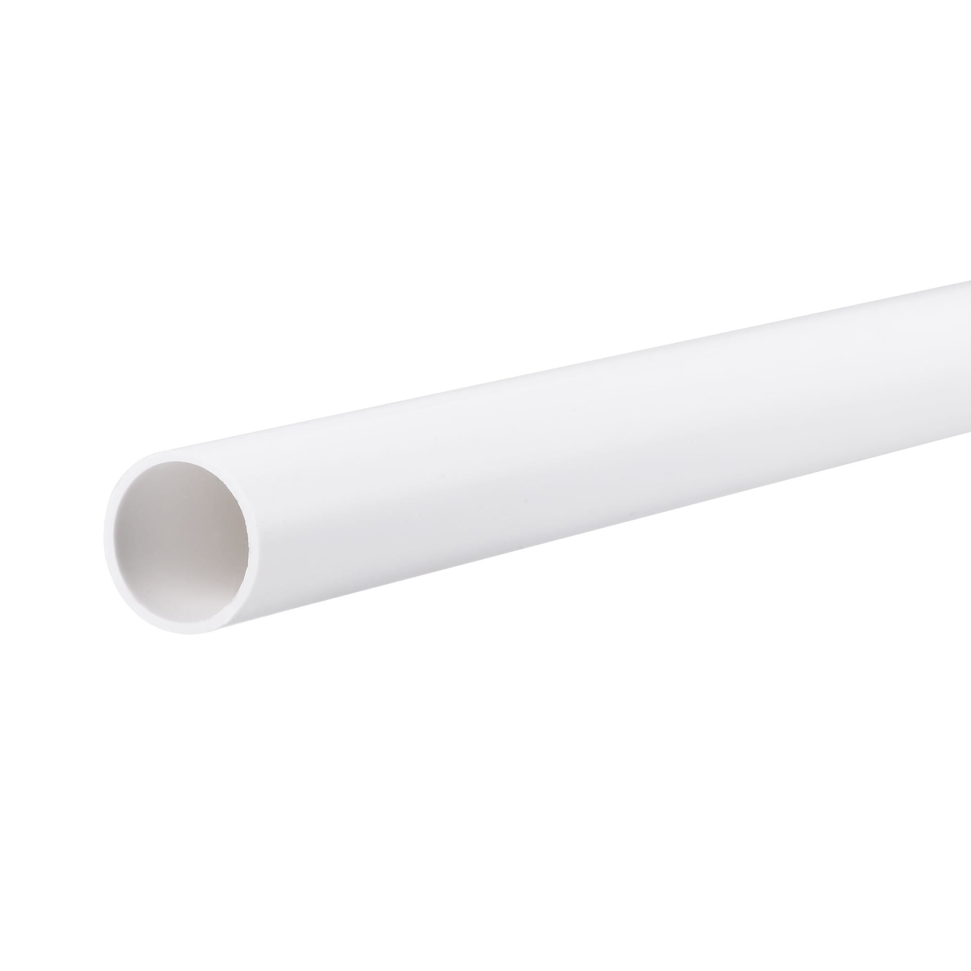 Uxcell 13mm ID 15mm OD 500mm White PVC Pipe Round Rigid Plastic Tube ...