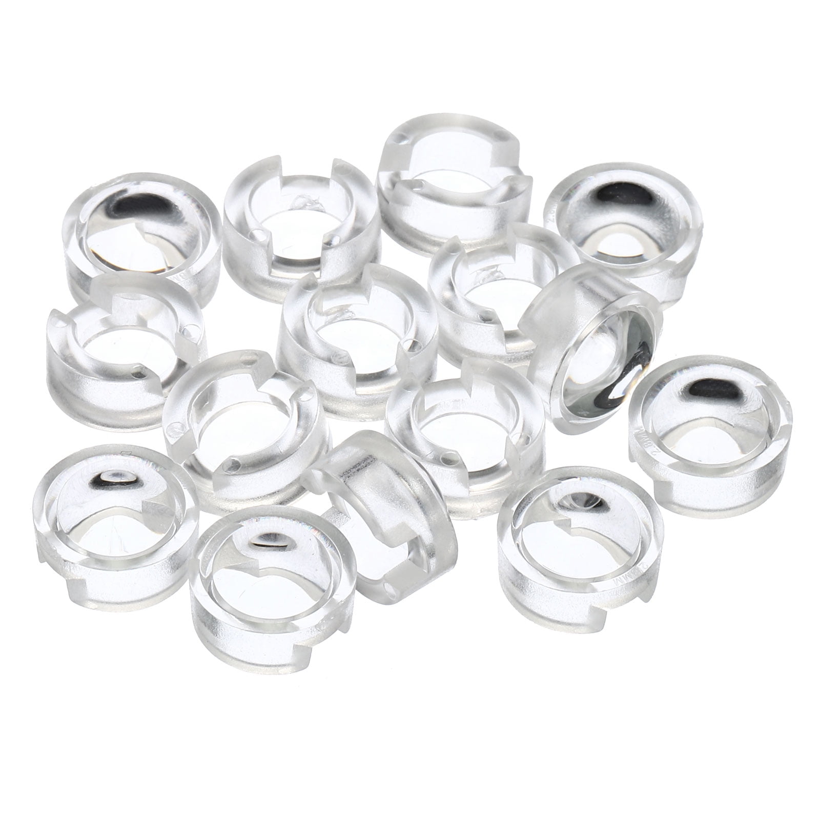 Uxcell 13mm LED Convex Lens 100 Degree Beam Angle Acrylic LED Optical ...