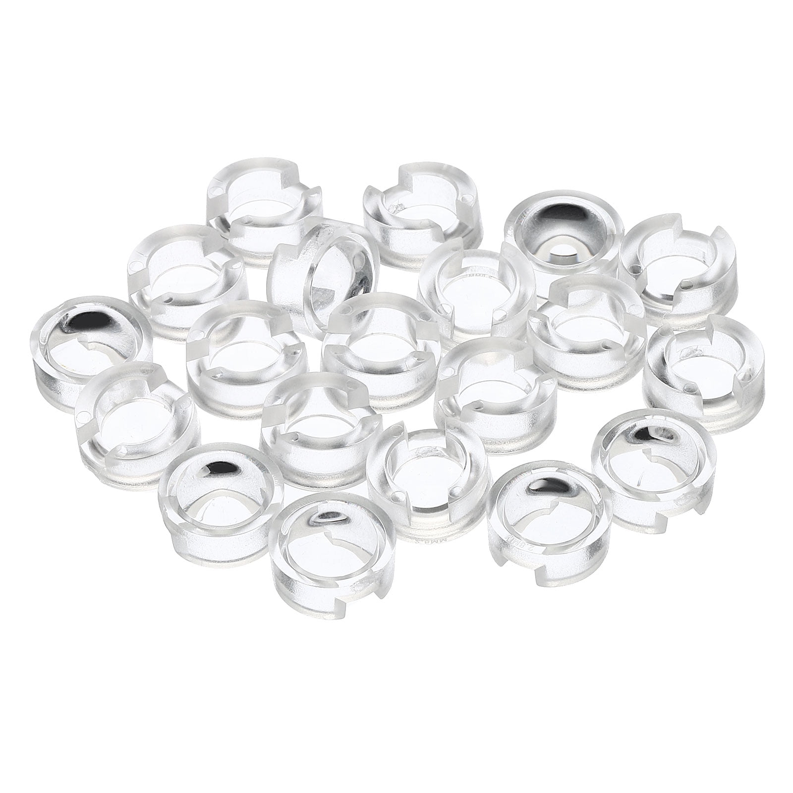 Uxcell 13mm LED Convex Lens 100 Degree Beam Angle Acrylic LED Optical ...