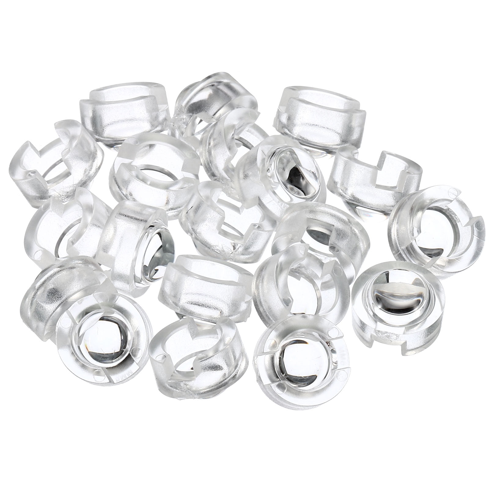 Uxcell 13mm LED Convex Lens 15 Degree Beam Angle Acrylic LED Optical ...
