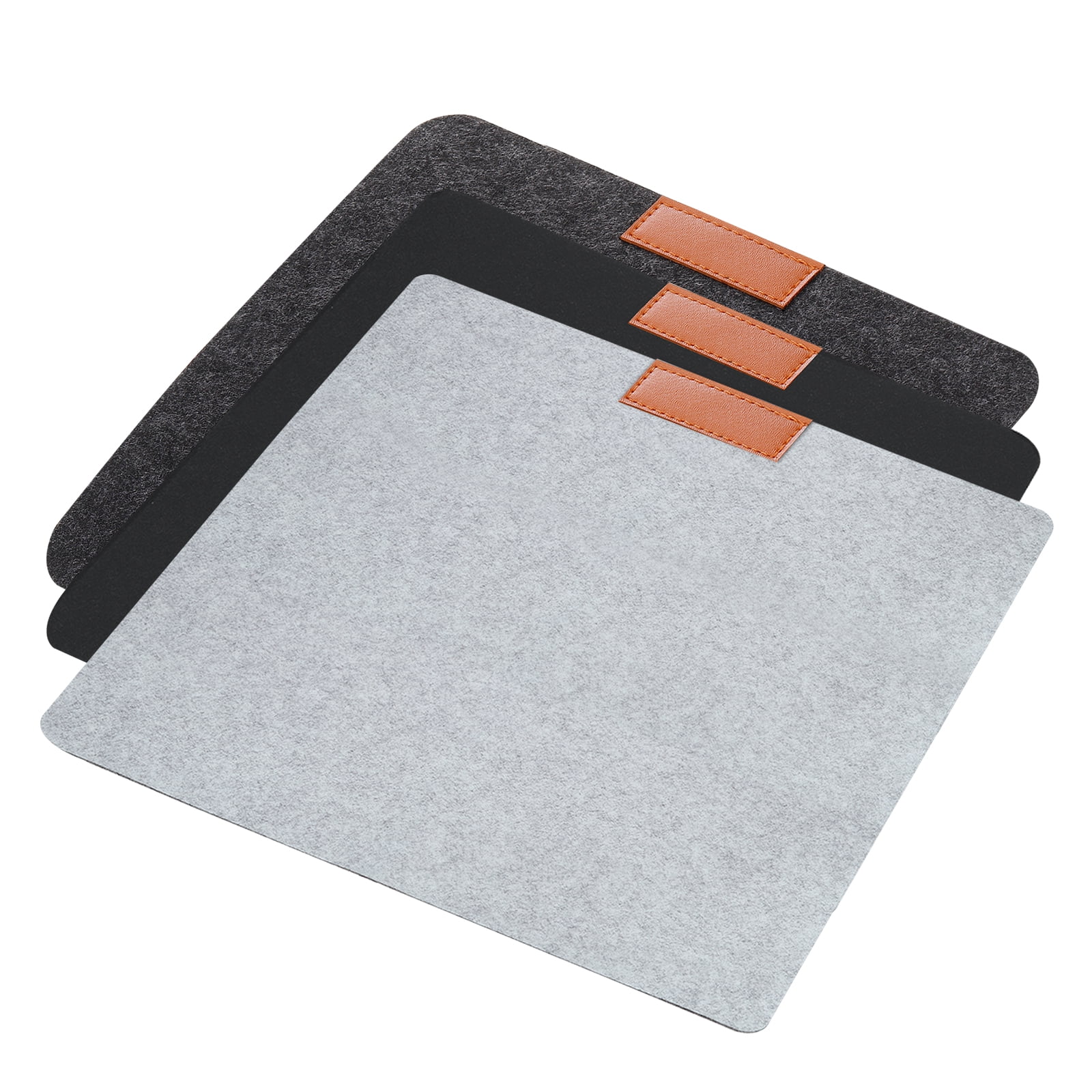 Uxcell 13x13" Mouse Pad, 3 Pack Dual Side Soft Smooth Desk Pad Writing ...