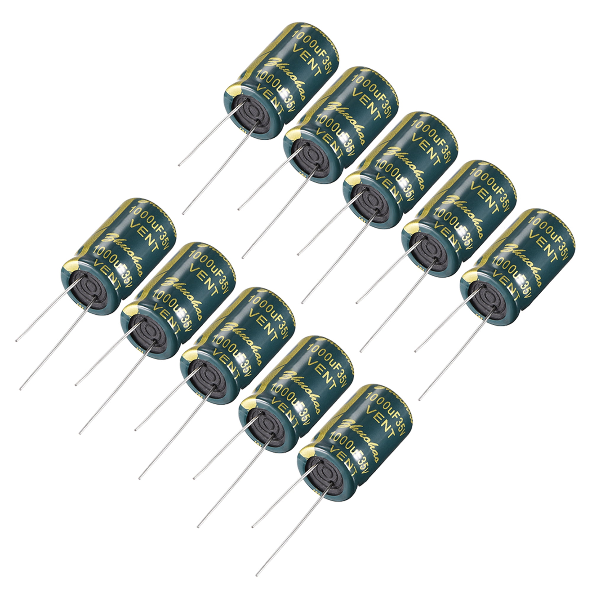 Uxcell 13x21mm 1000uF 35V Low ESR Aluminum Radial Electrolytic ...