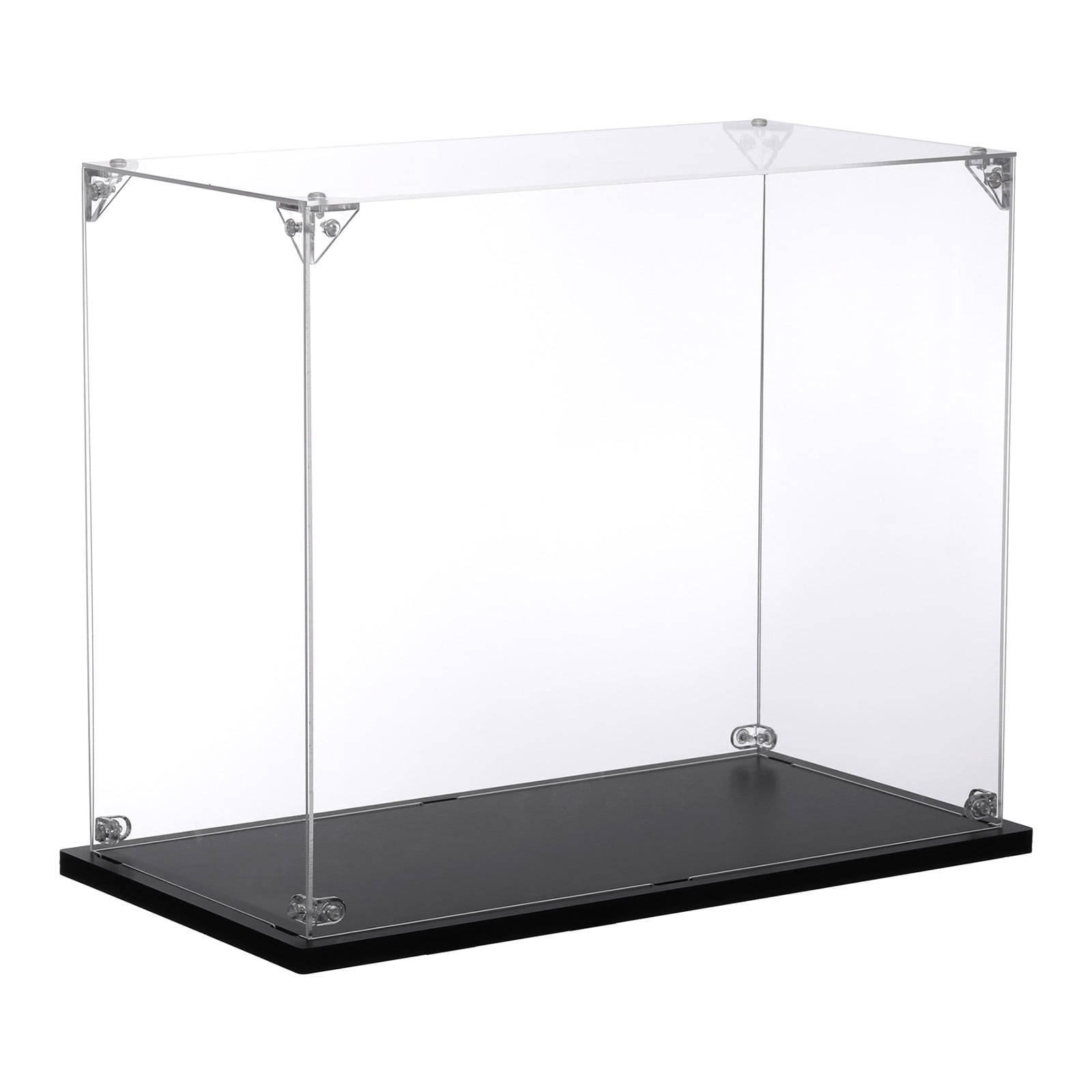 Uxcell 13x6x10 inch Acrylic Display Case Assemble Cube Dustproof ...