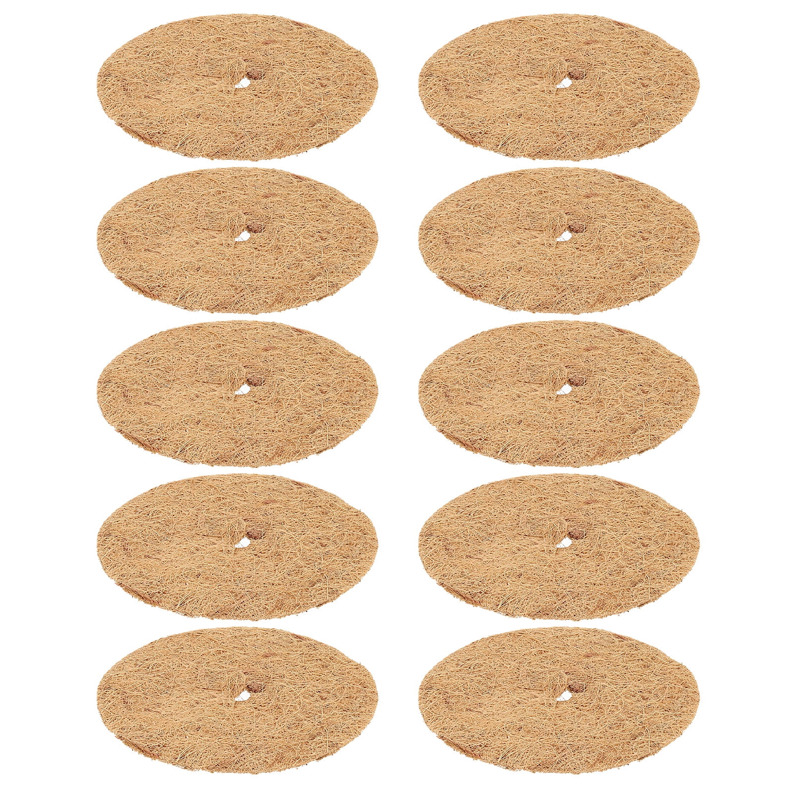 Uxcell 14 Inch Coconut Fibers Mulch Ring, Coco Coir Tree Protector Mats ...