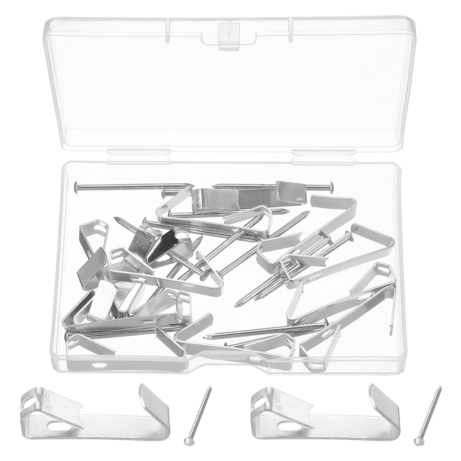 Uxcell 14 Pcs Picture Hangers, 20lb Picture Hanging Hooks Hardware ...