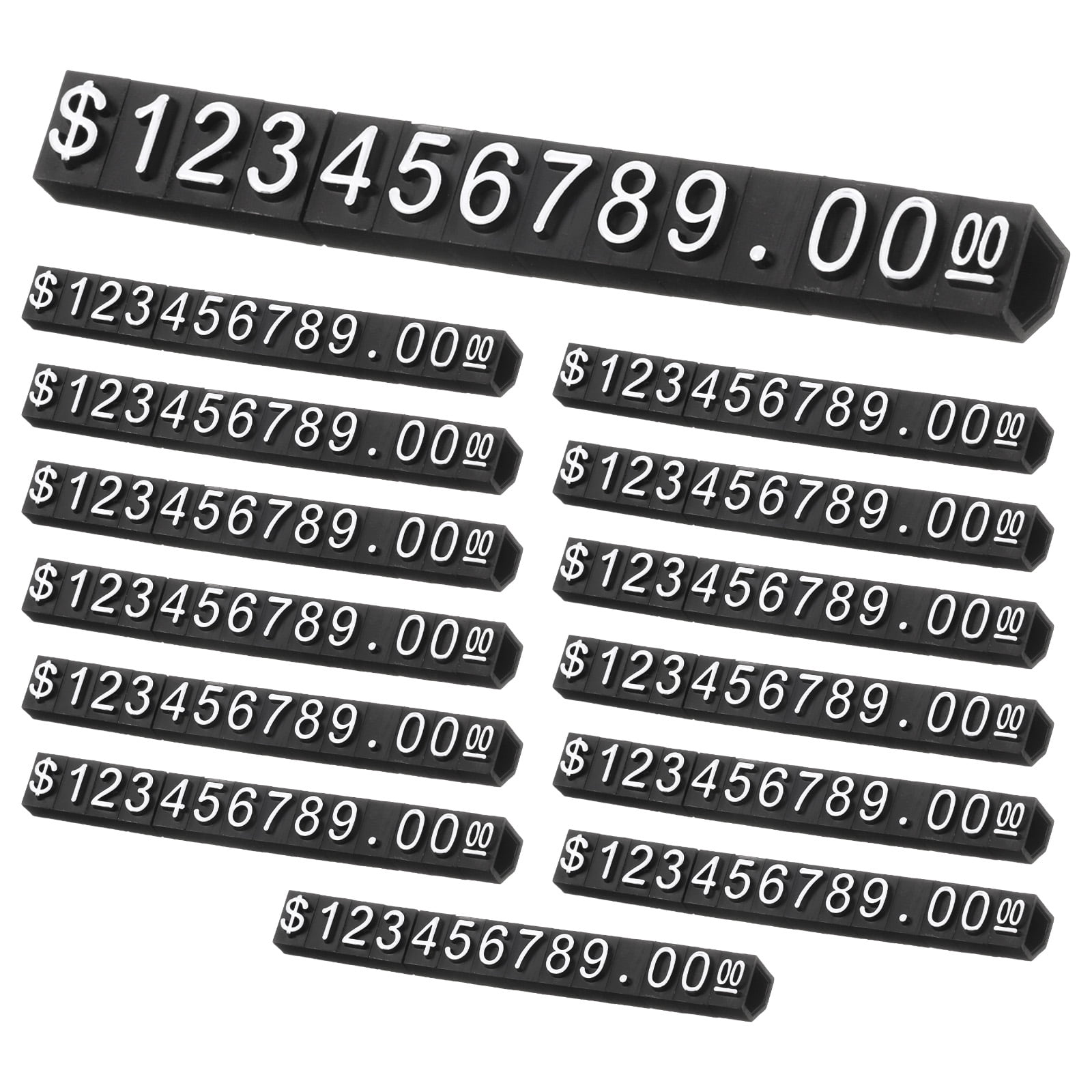14Set Price Display Cube, Price Tag Stand Removable Mini Tag for ...