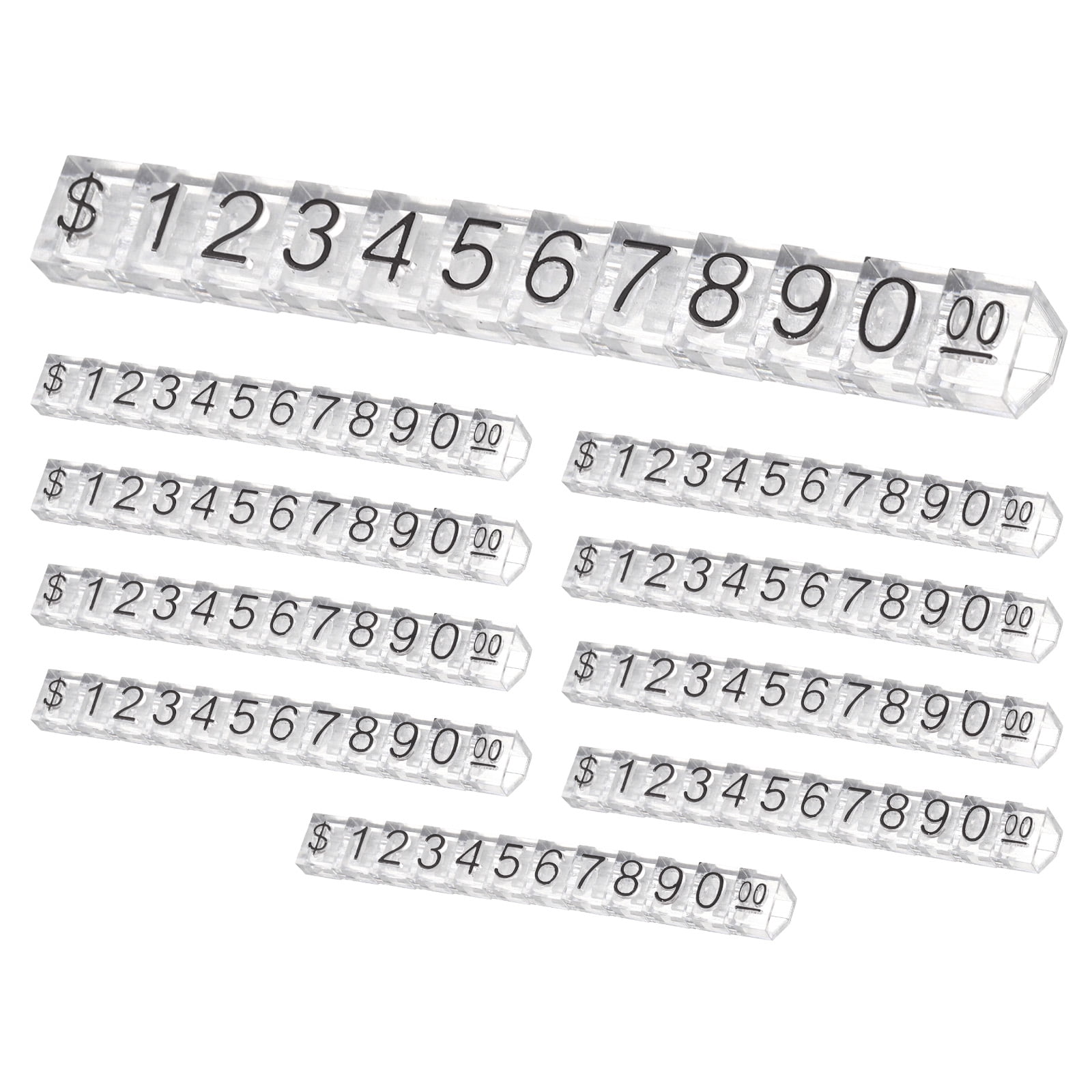 10Set Price Display Cube, Price Tag Stand Removable Mini Tag for ...