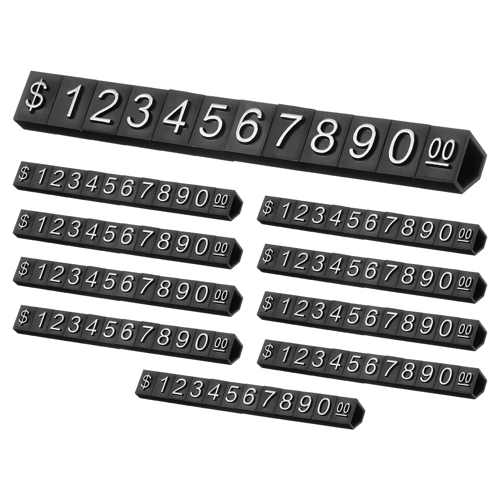 10Set Price Display Cube, Price Tag Stand Removable Mini Tag for ...