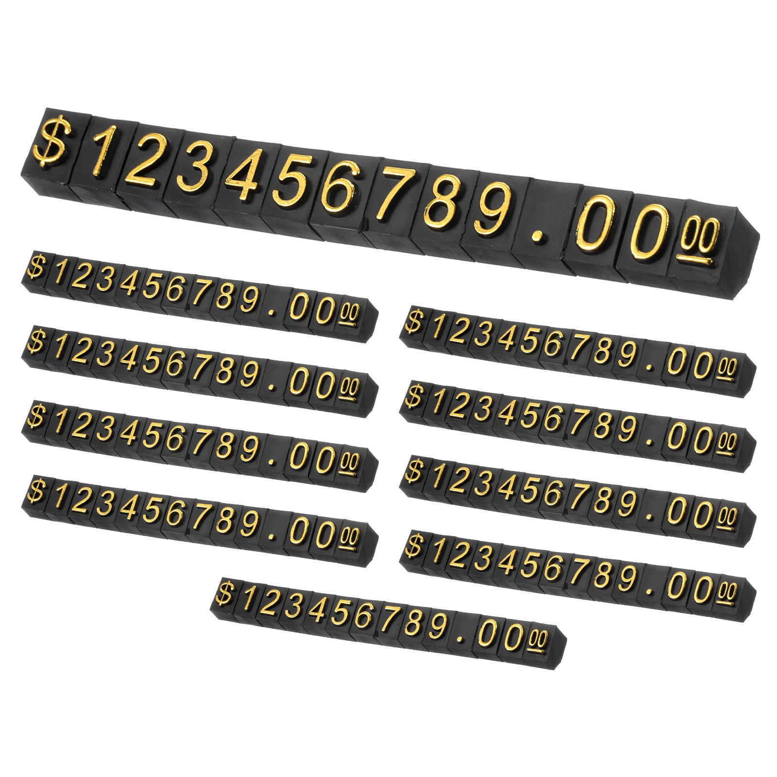 10Set Price Display Cube, Price Tag Stand Removable Mini Tag for ...