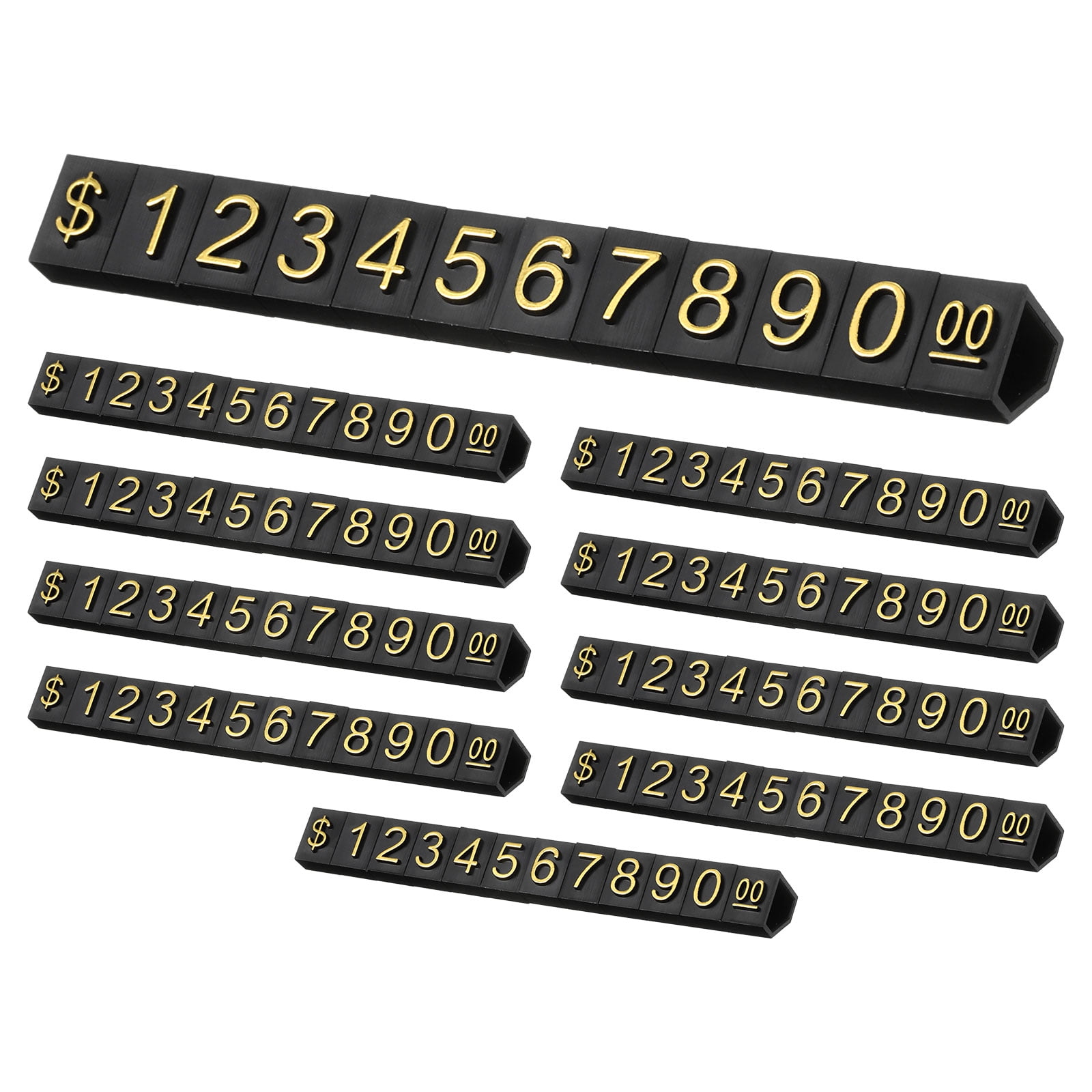 10Set Price Display Cube, Price Tag Stand Removable Mini Tag for ...