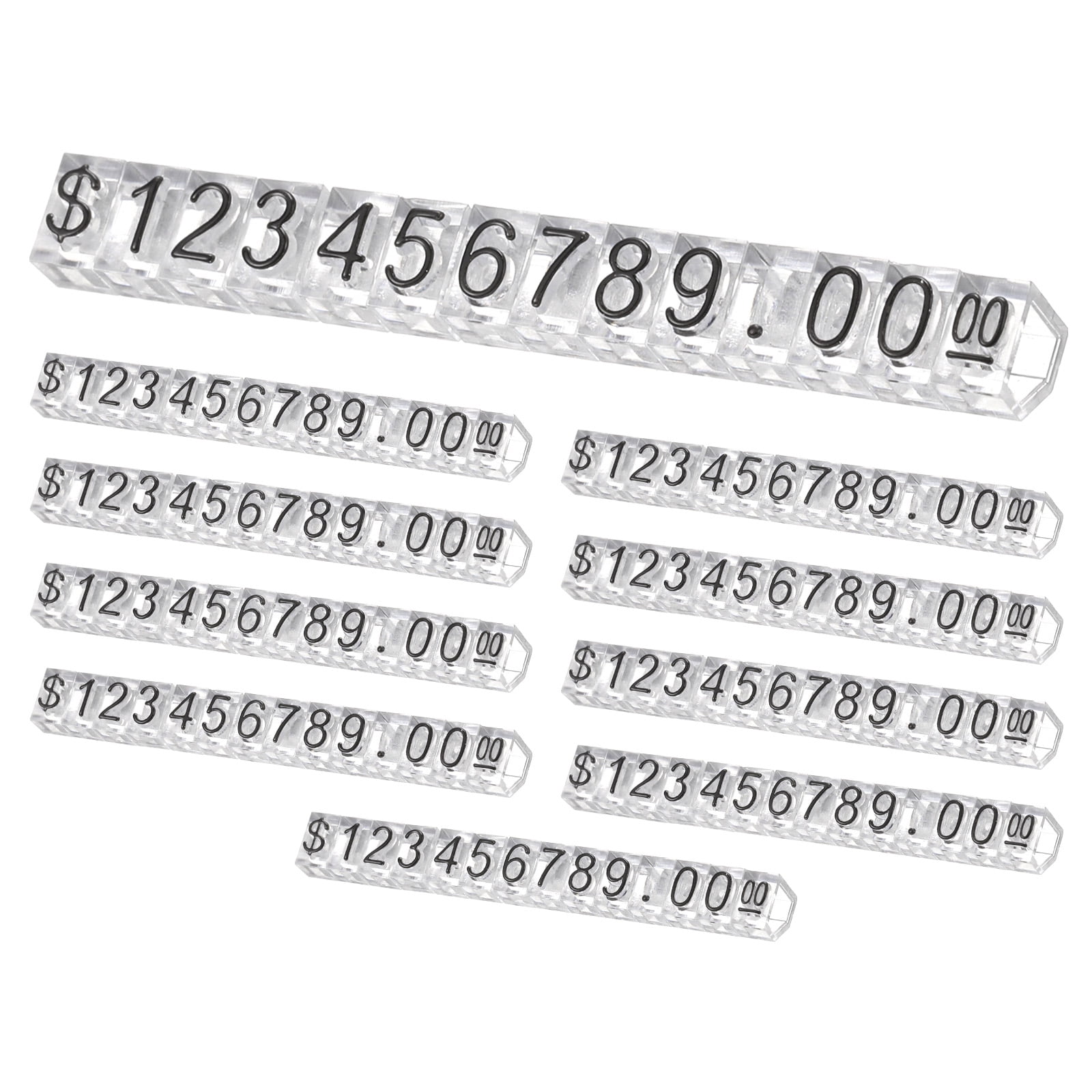 10Set Price Display Cube, Price Tag Stand Removable Mini Tag for ...