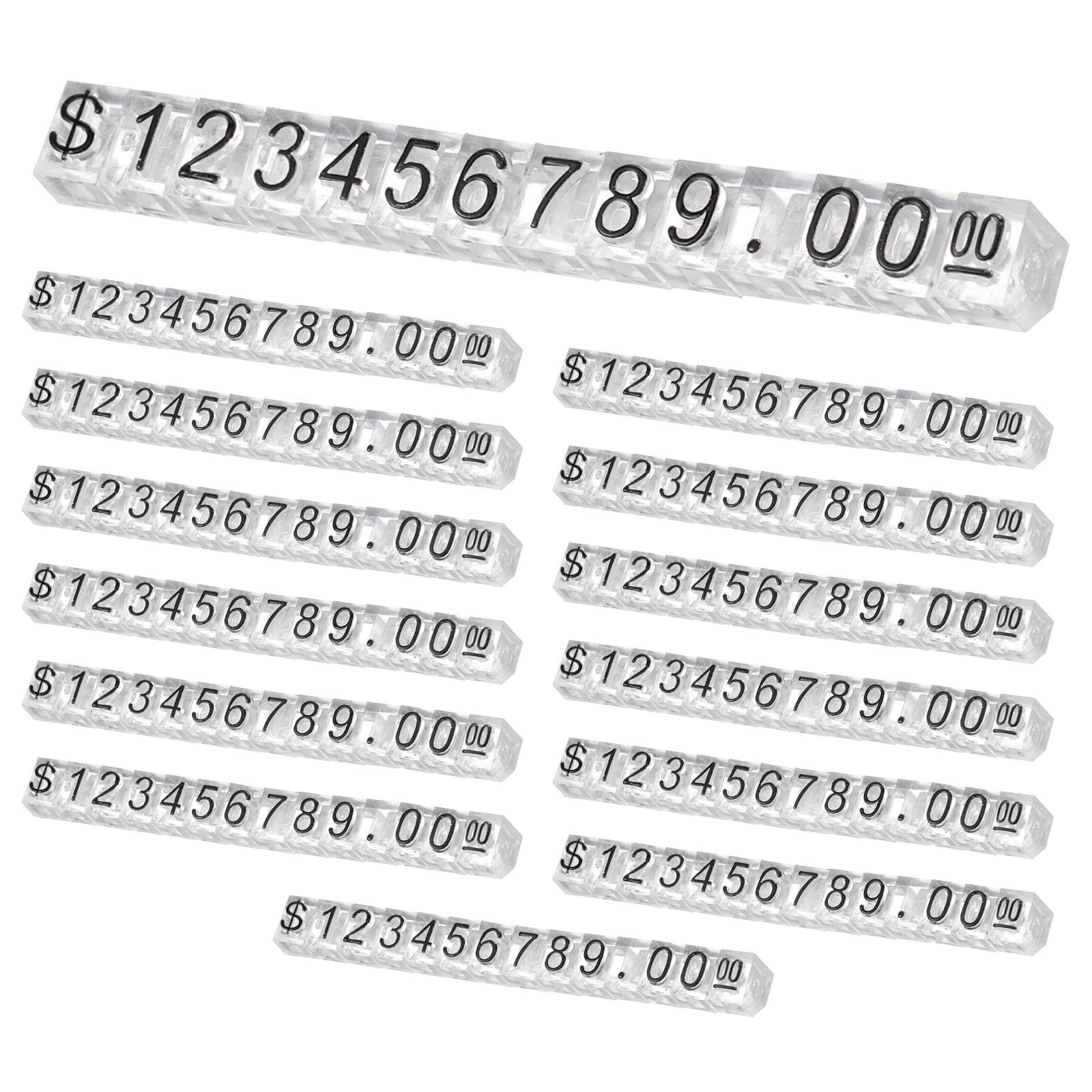 14Set Price Display Cube, Price Tag Stand Removable Mini Tag for ...