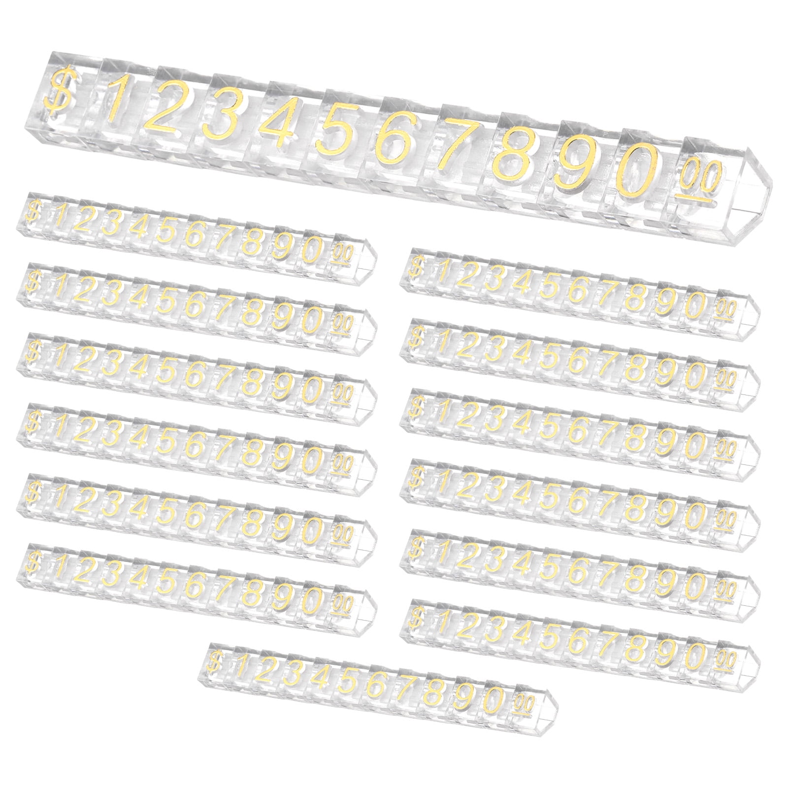 14Set Price Display Cube, Price Tag Stand Removable Mini Tag for ...