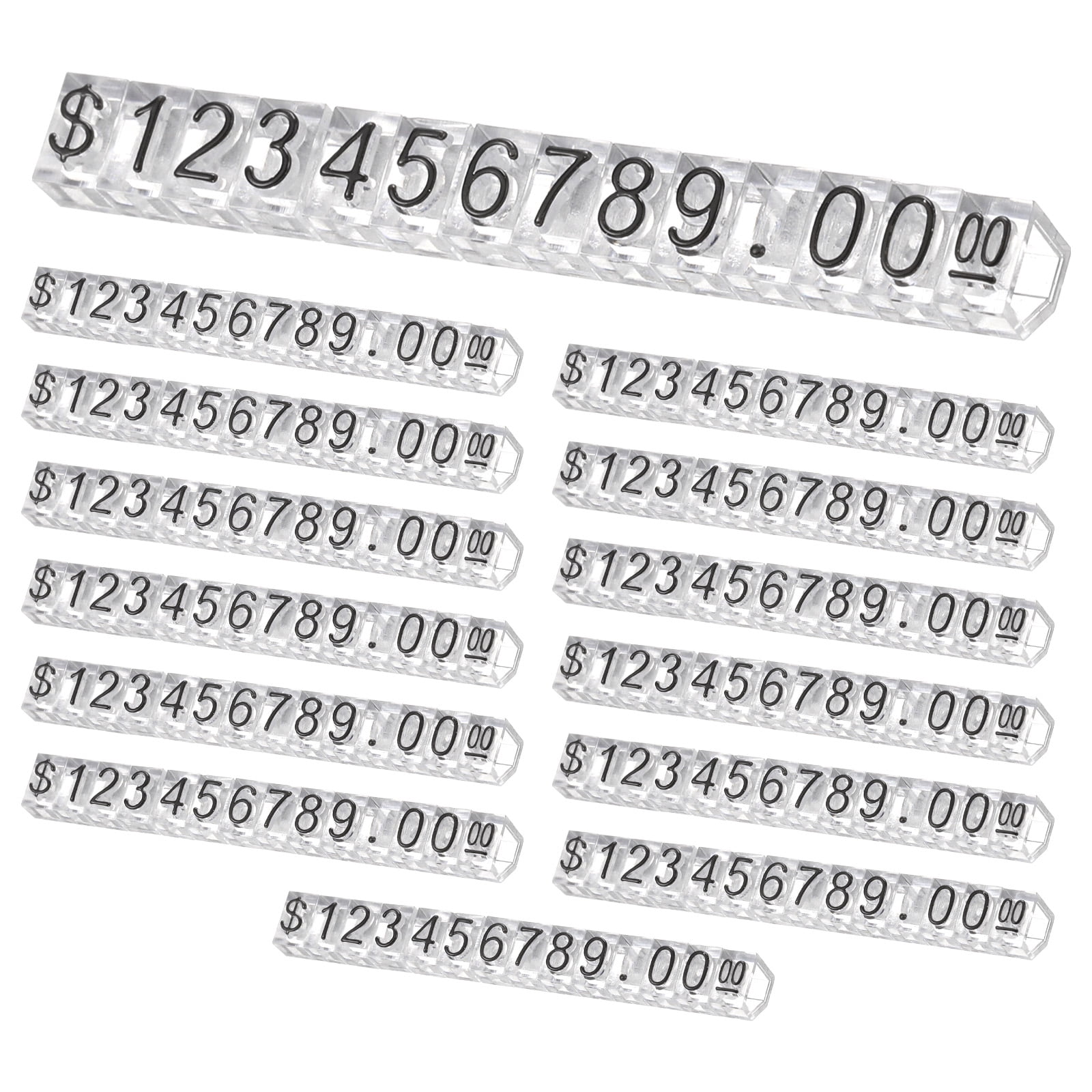 14Set Price Display Cube, Price Tag Stand Removable Mini Tag for ...