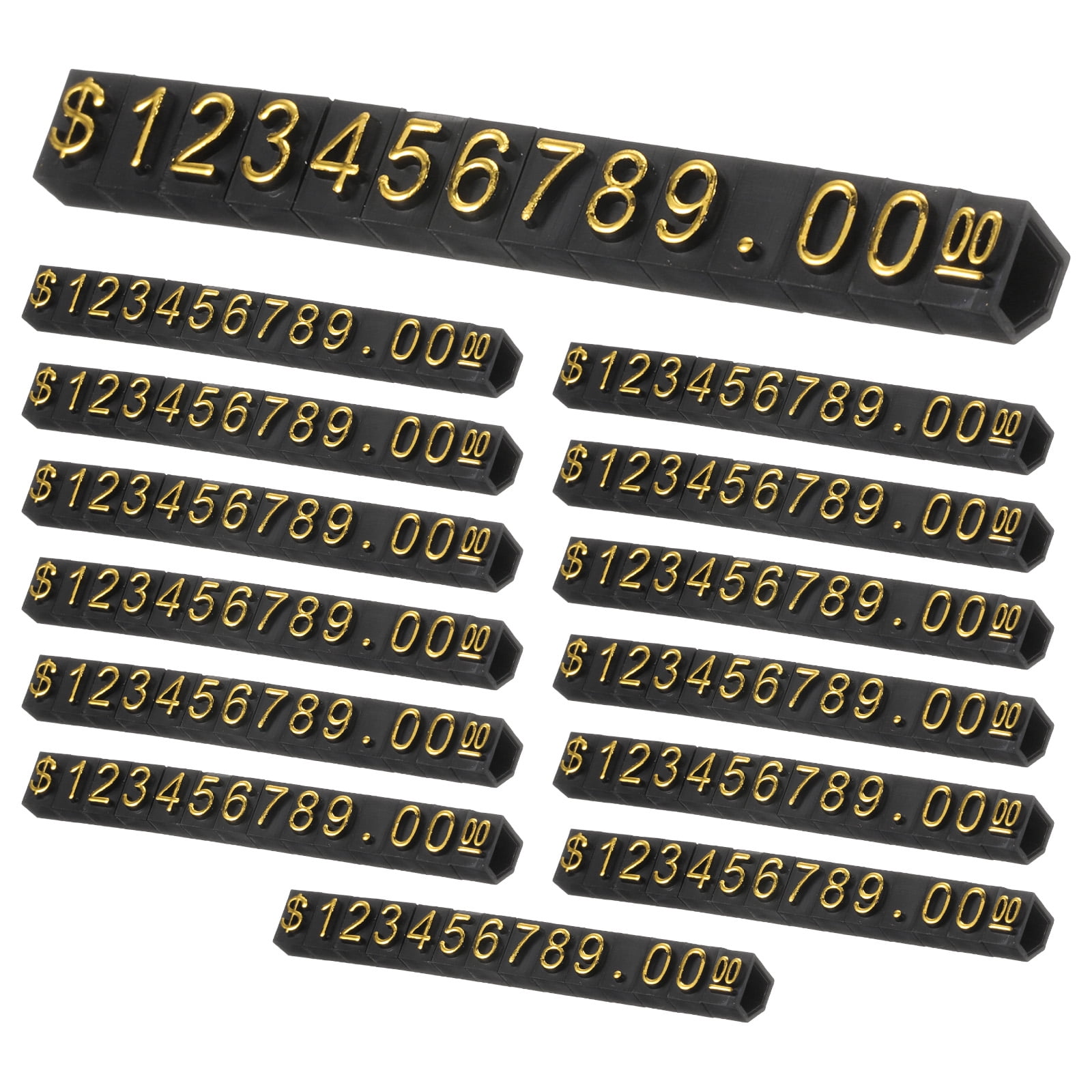 14Set Price Display Cube, Price Tag Stand Removable Mini Tag for ...