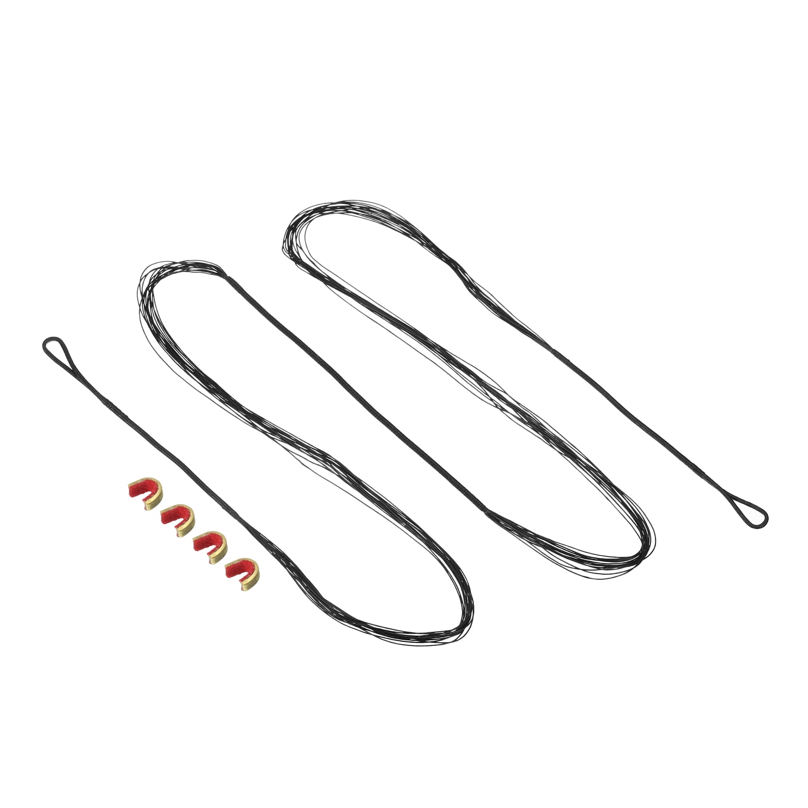 Uxcell 14 Strands Bow String Replacement with 4 Nock Points for AMO 58 ...