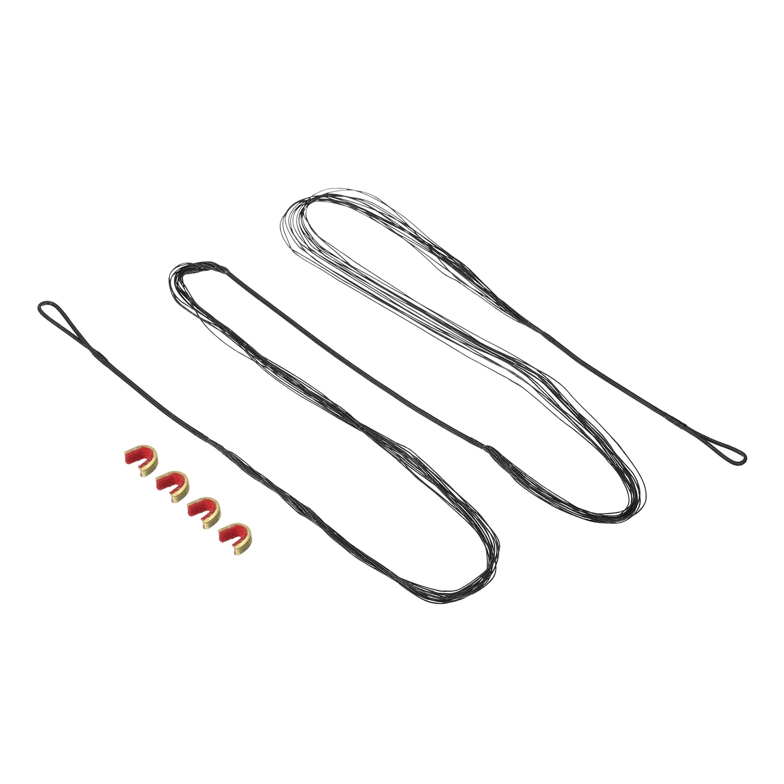 Uxcell 14 Strands Bow String Replacement with 4 Nock Points for AMO 62 ...