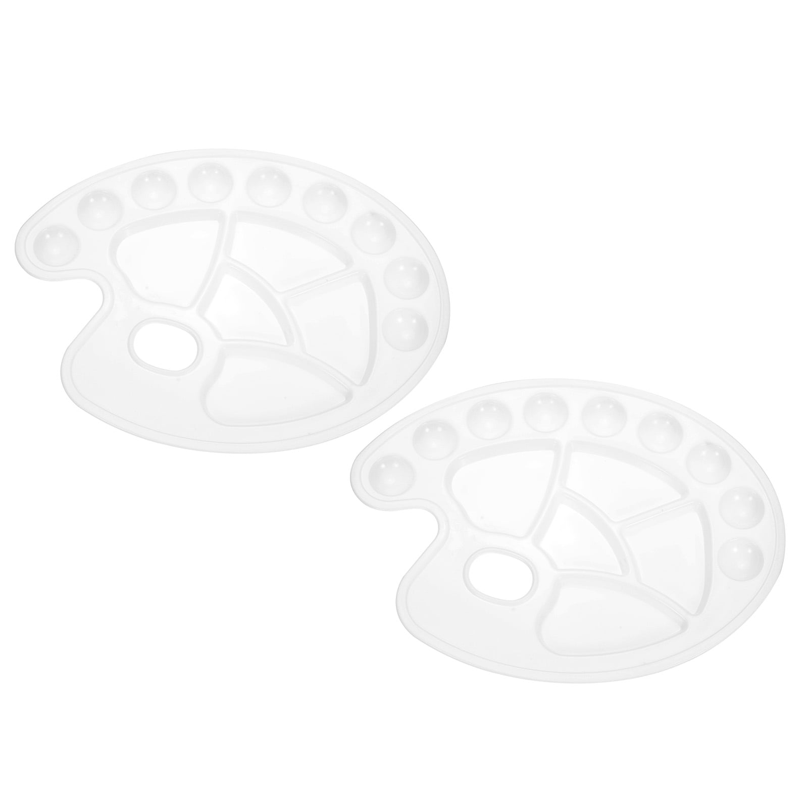 Uxcell 14 Wells Paint Tray Palette, 2 Pack Painting Pallet Holder Small ...